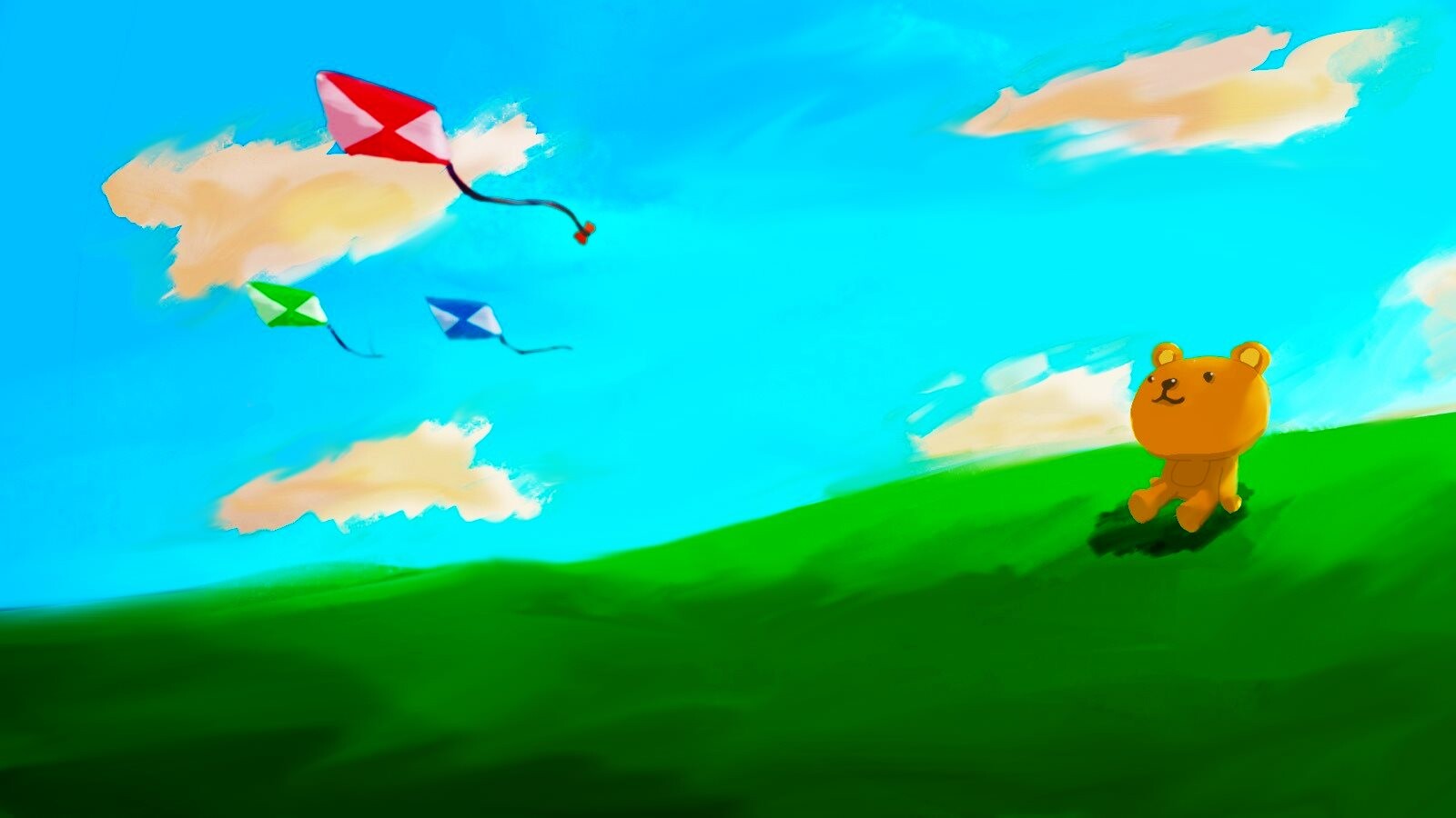 ArtStation - Relaxing bear