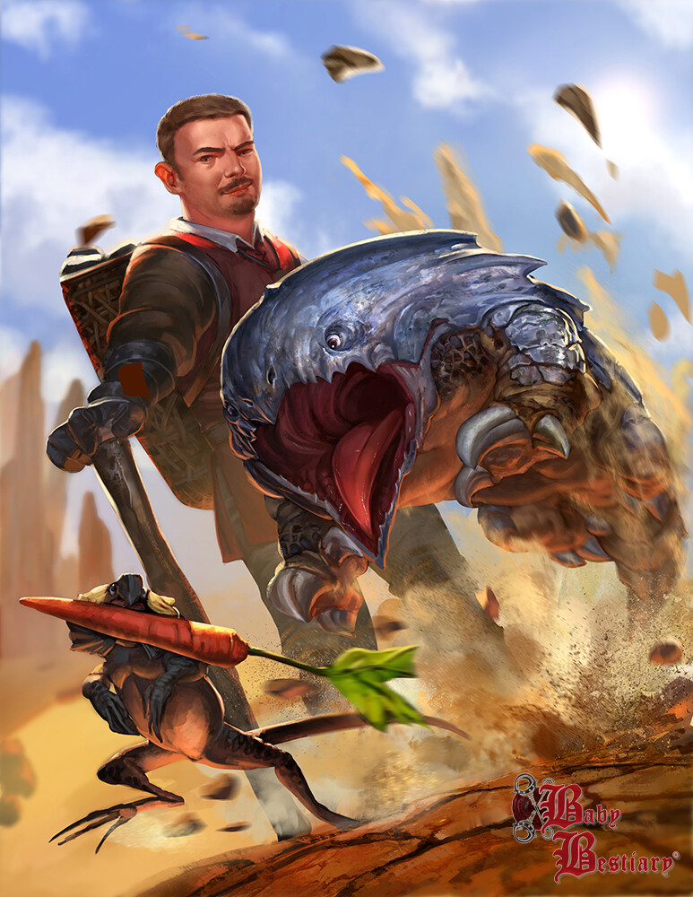 ArtStation - Baby Bestiary - Bullete Billy