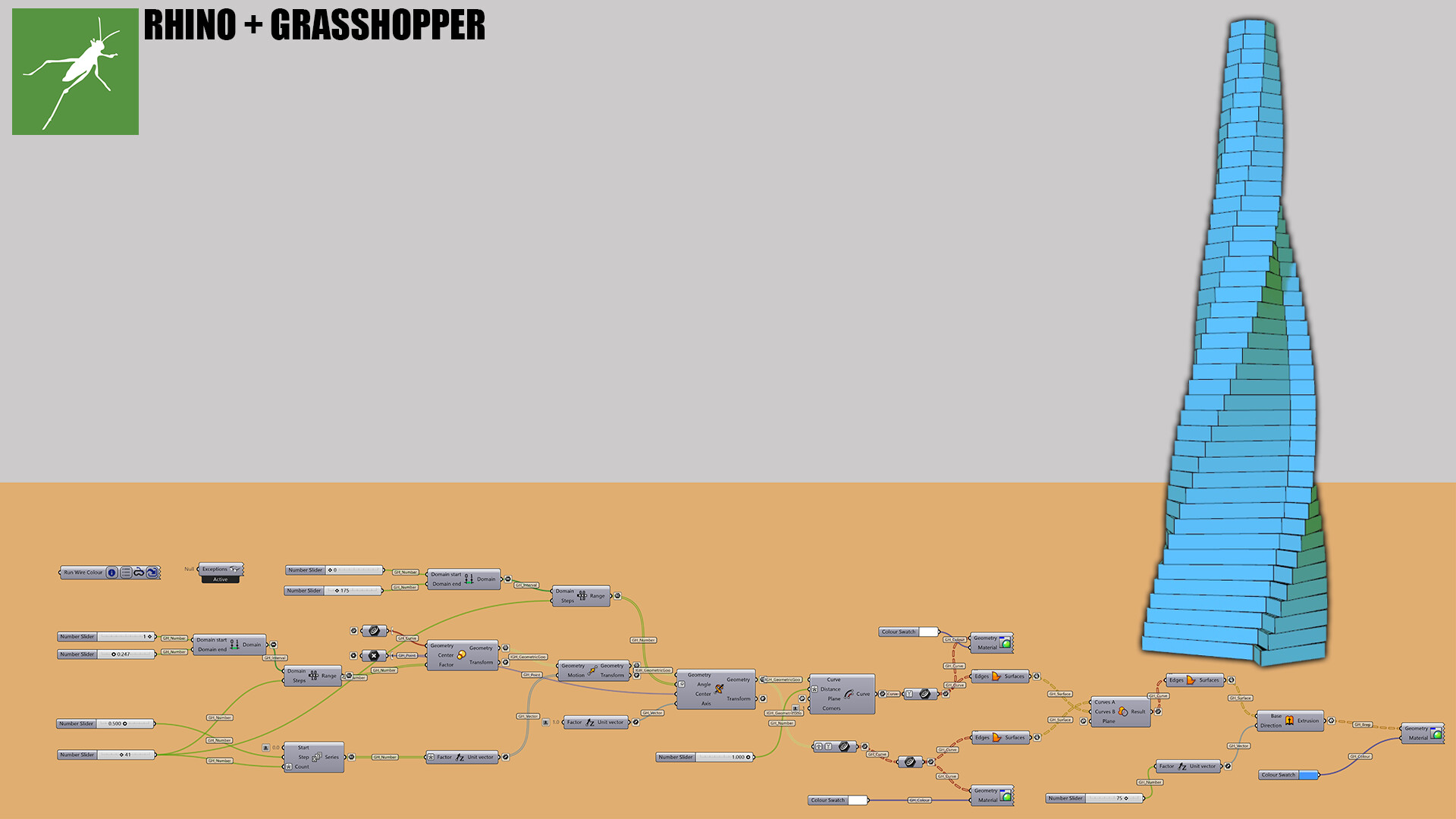 ArtStation - Twisting Tower | Parametric Twisting