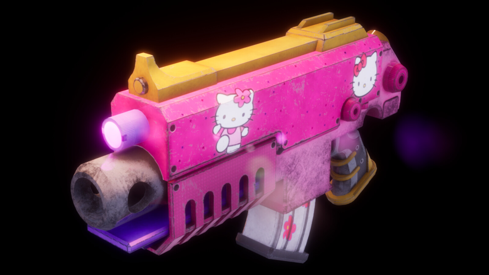 Joshua Burrows - Warhammer 40k - Hello Kitty Bolter