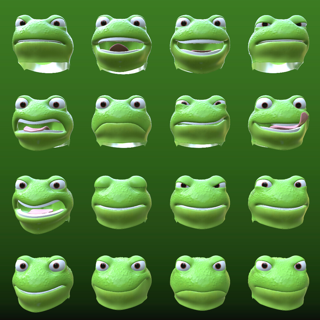 ArtStation - Jamack - FACS (Facial Expressions) / Kipo And The Age Of ...