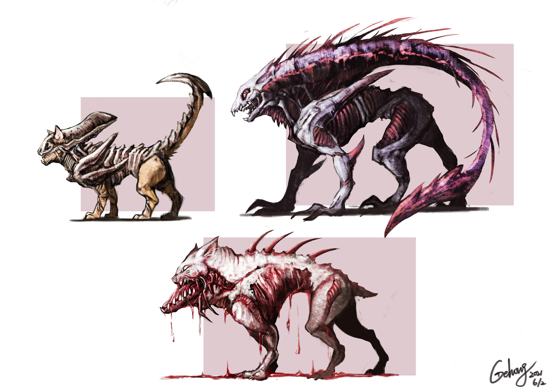 ArtStation - alien cat