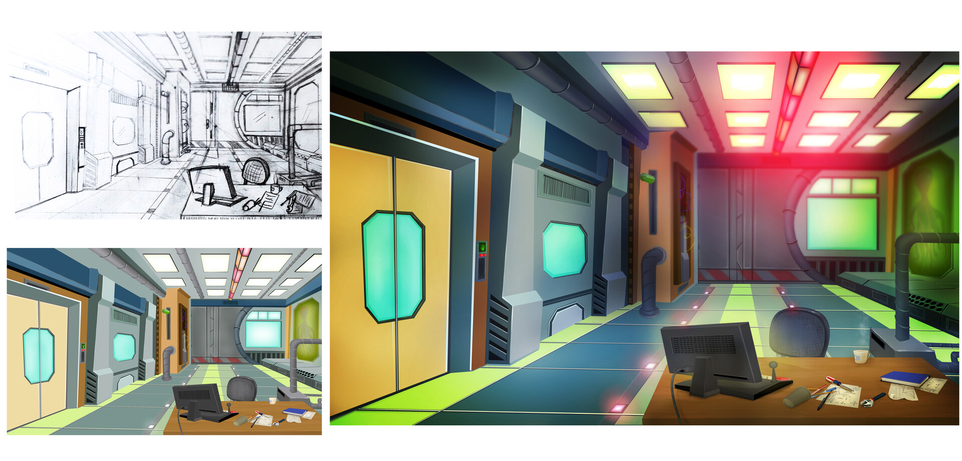 ArtStation - Background Design - Animation