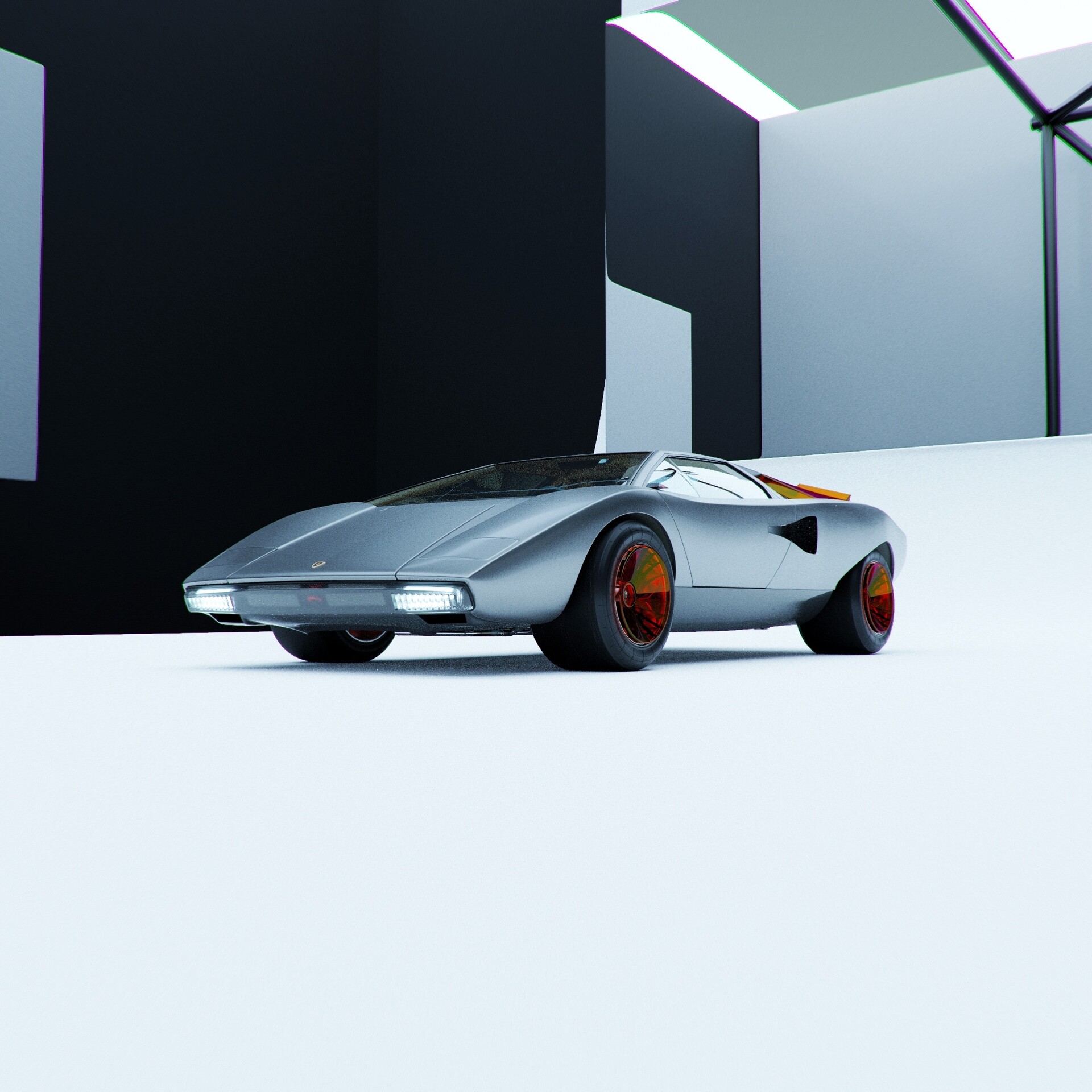 Broken Doodle - Lamborghini Countach LP 420