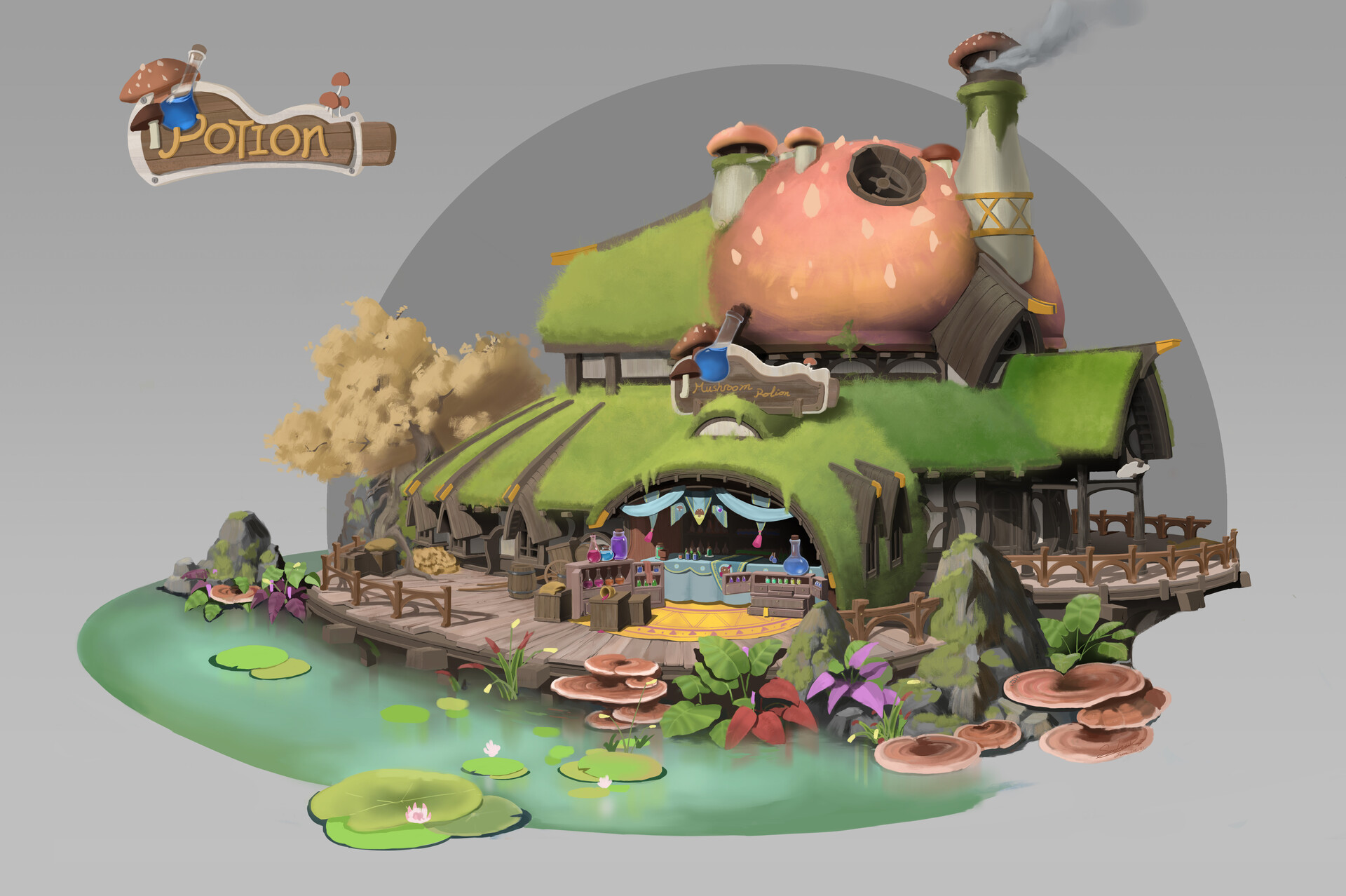 ArtStation - Potion Store