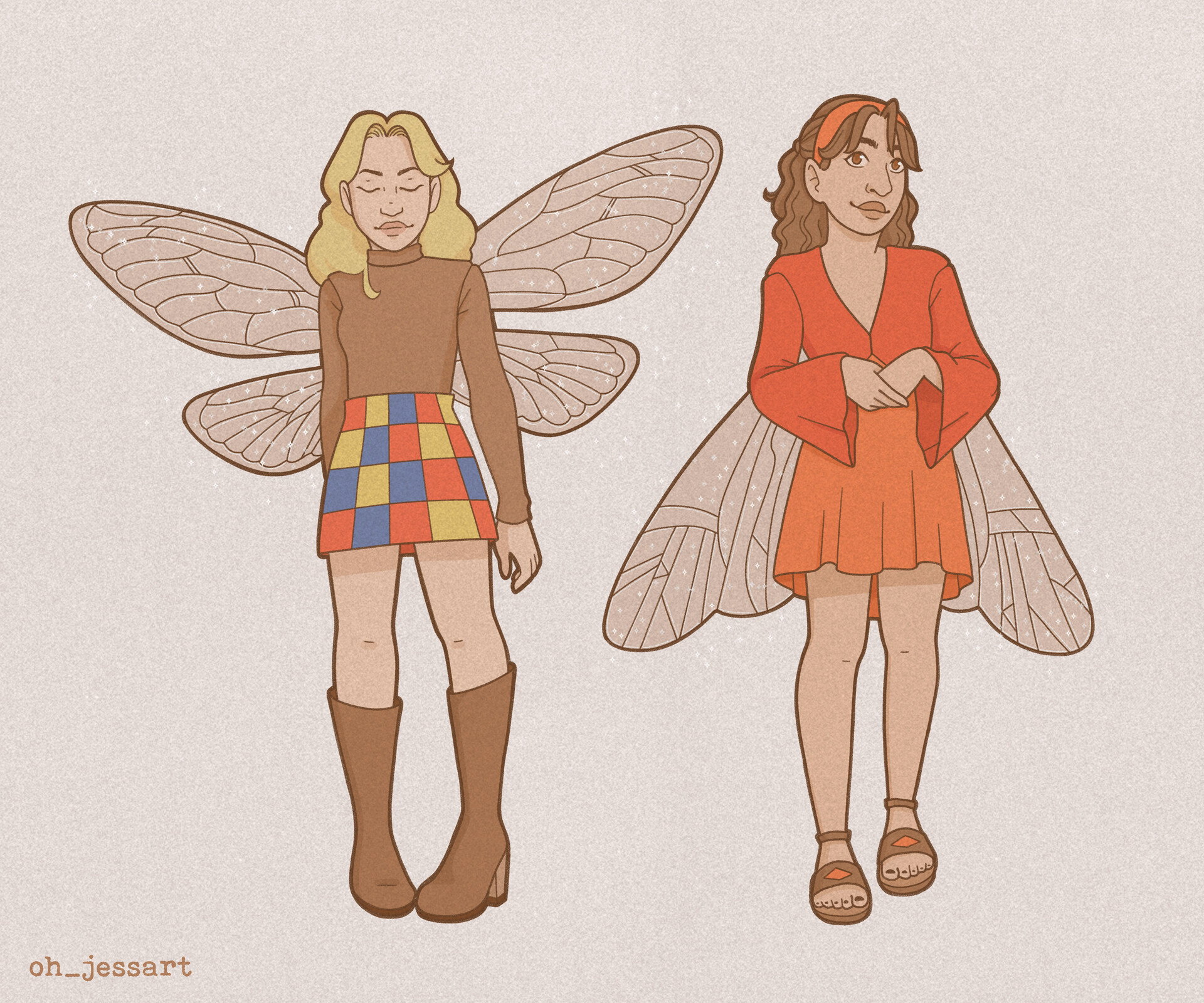 ArtStation - 70s Fairies