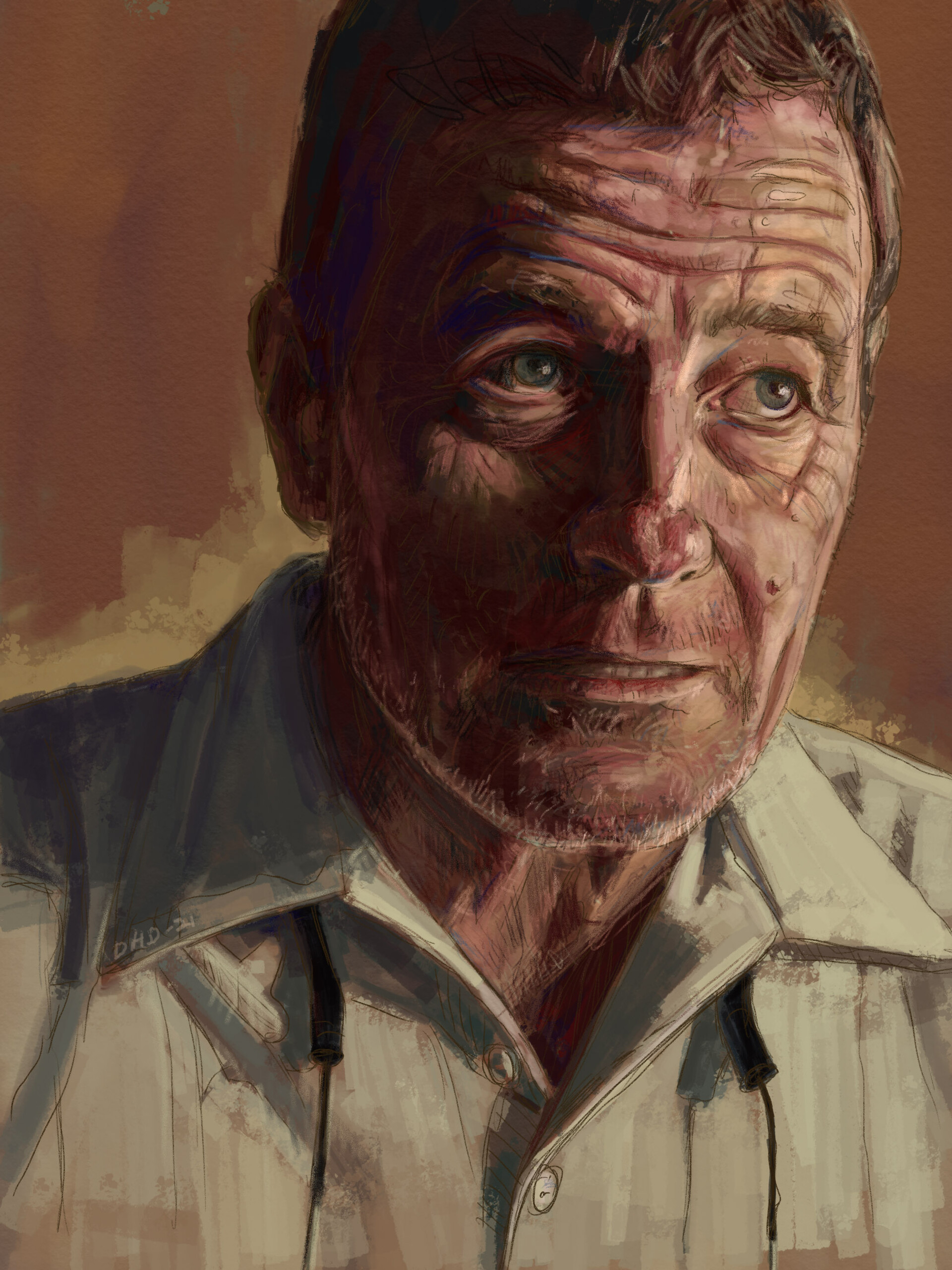 ArtStation - Bryan Cranston - Portrait - Drive