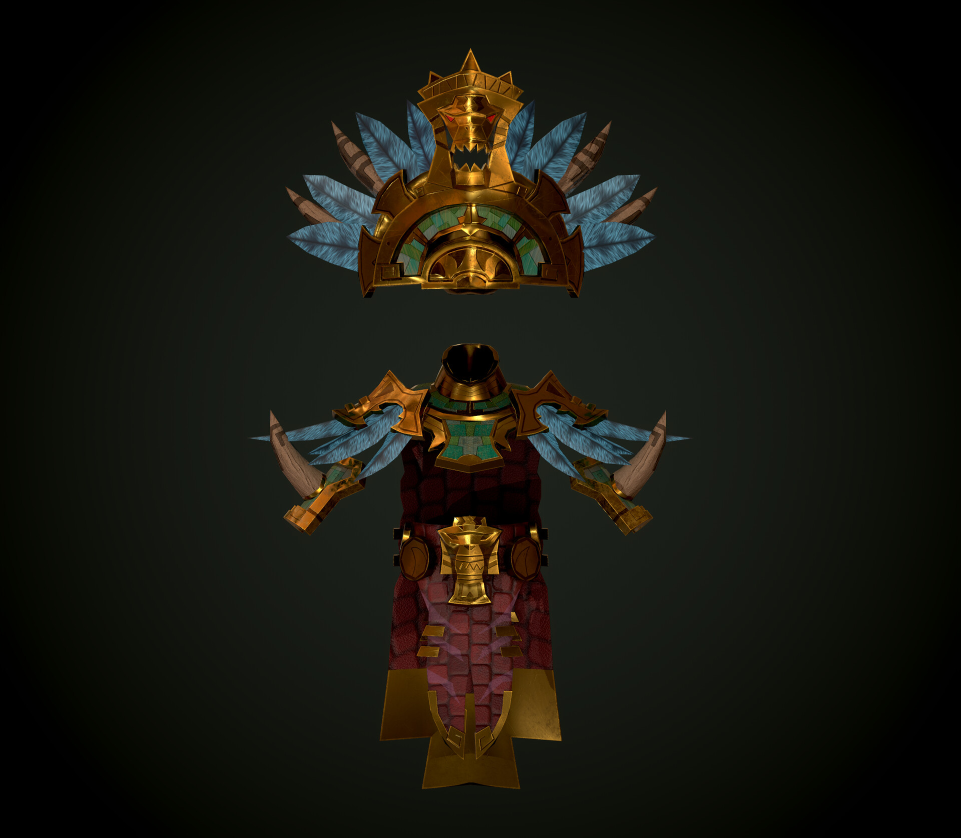 ArtStation - King Rastakhans Armor - Fanart - Guardians of Azeroth 2