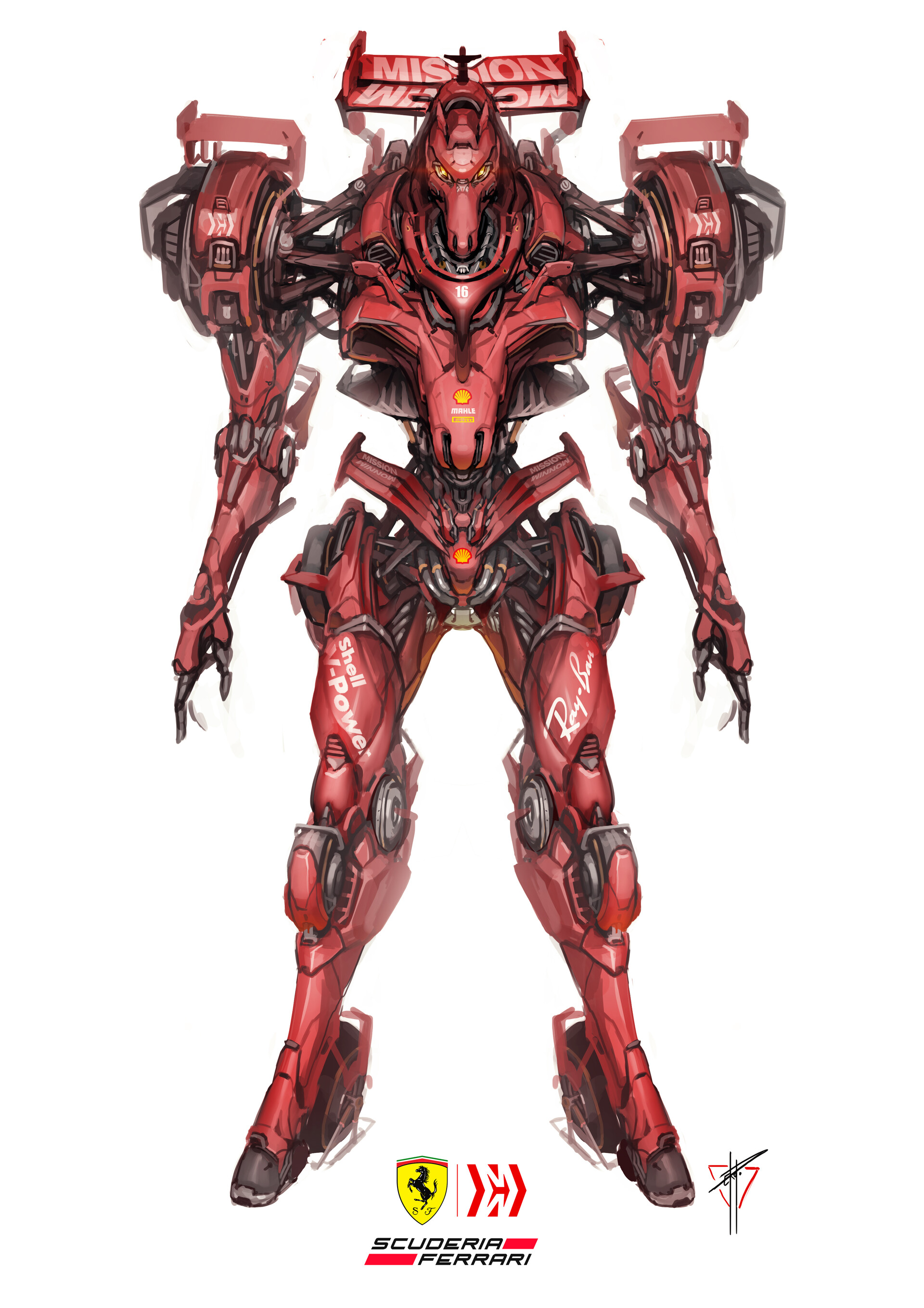 ArtStation - Ferrari Mech