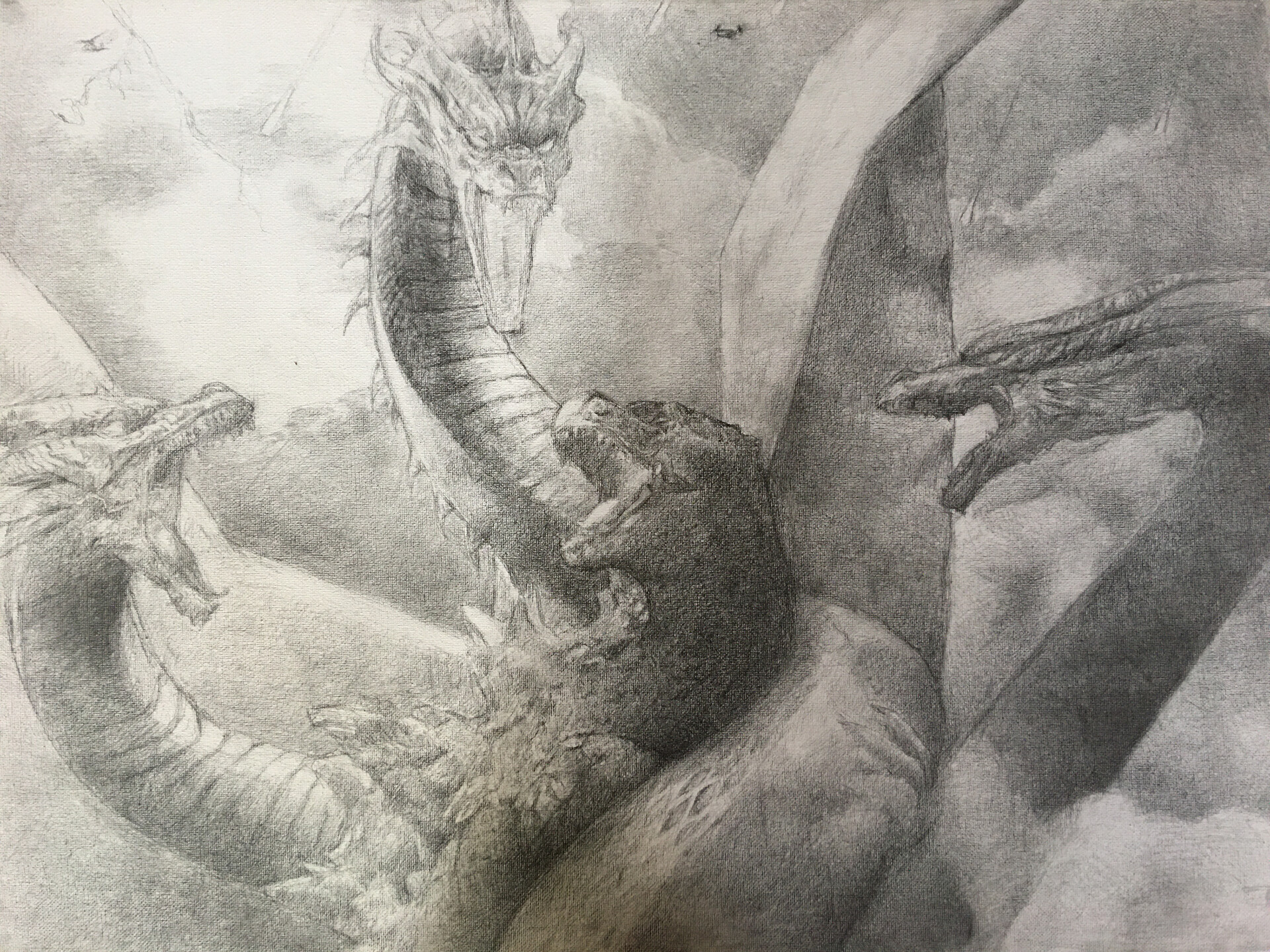 ArtStation - Godzilla and King Ghidorha