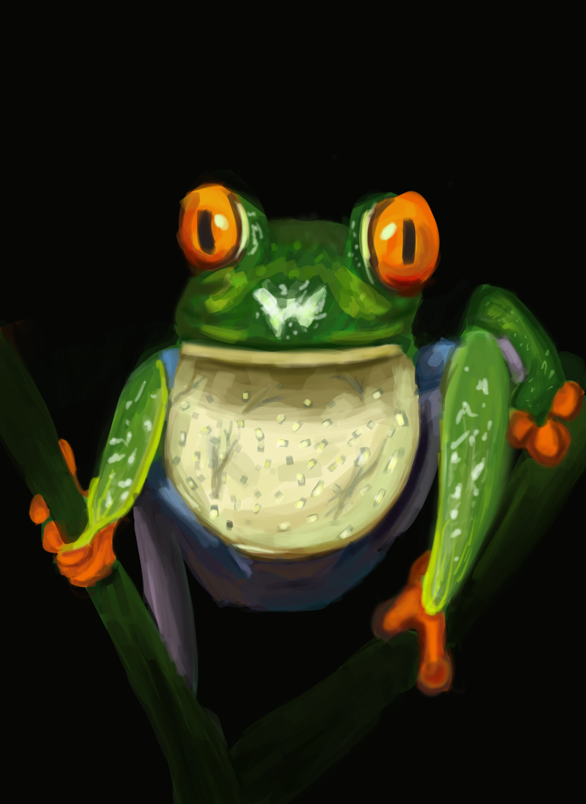 ArtStation - frog photostudy
