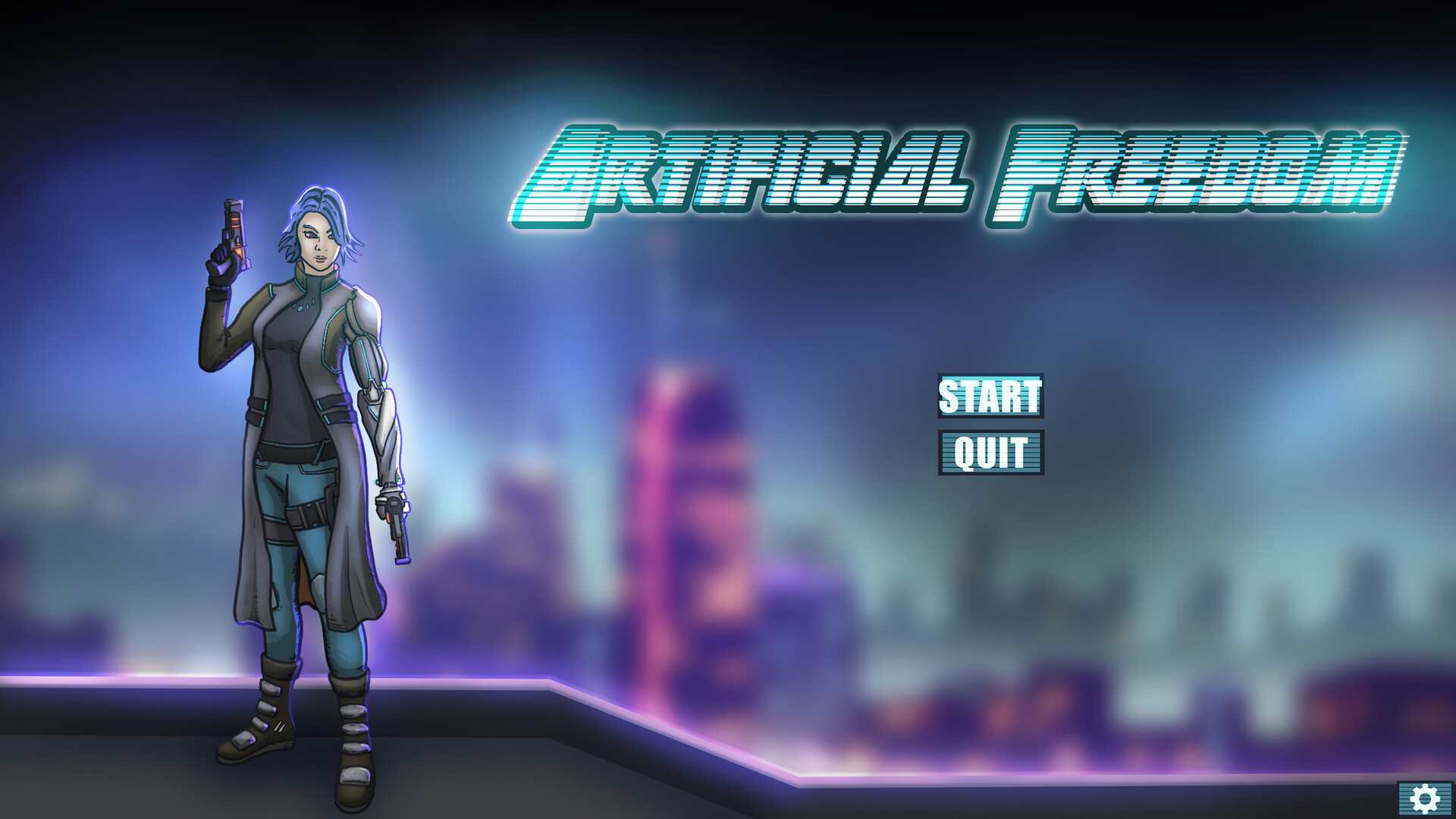 ArtStation - Articial Freedom - 2.5D sidescrolling shooter