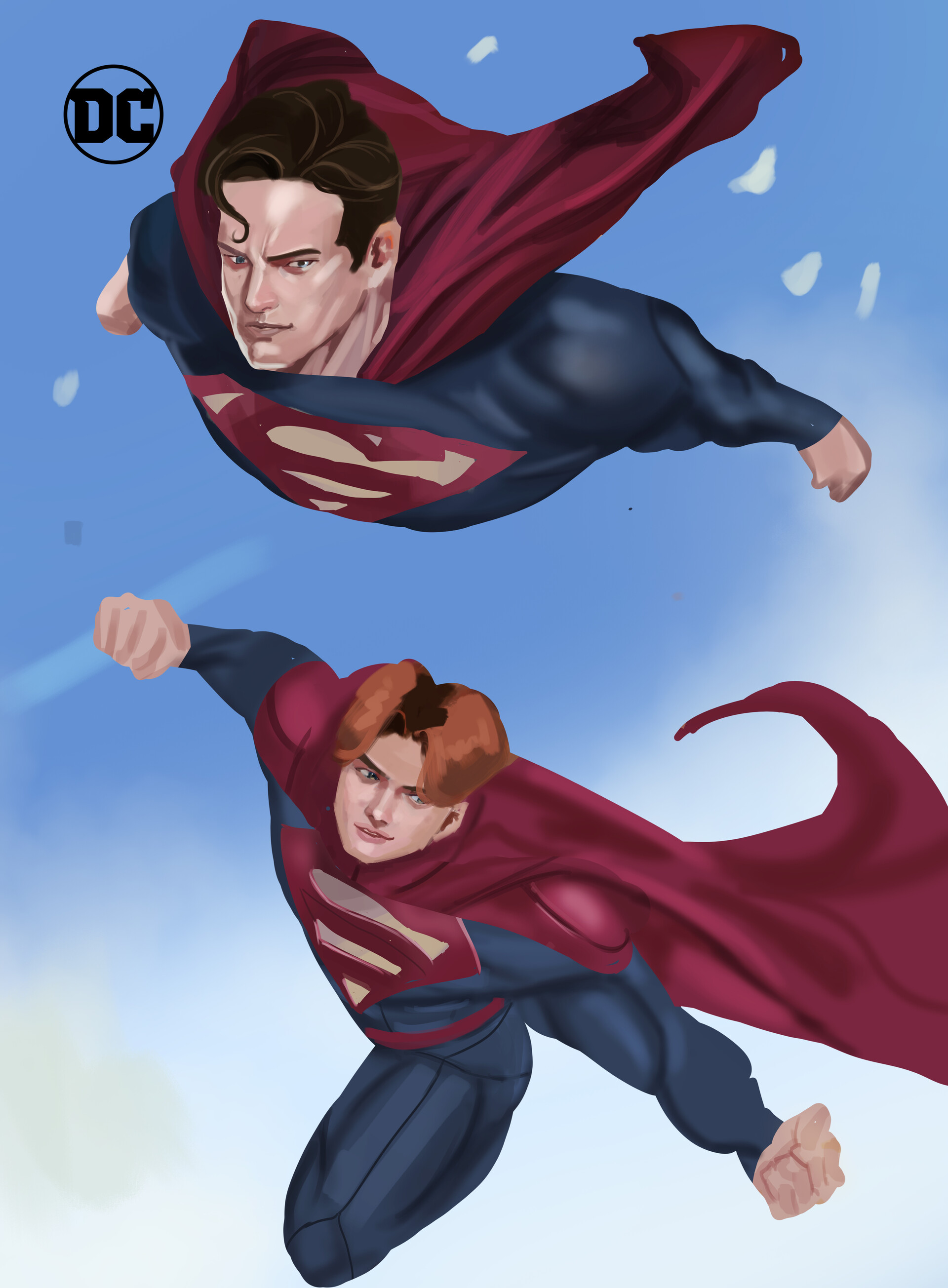 ArtStation - Superman with me