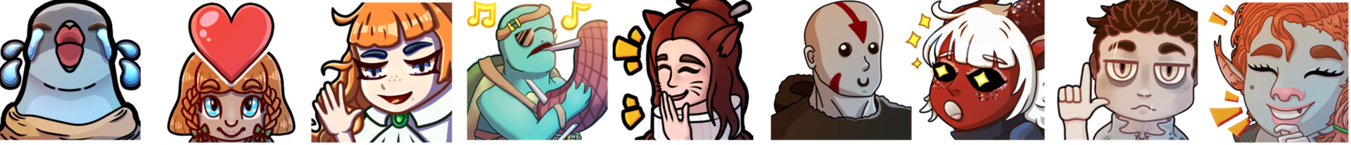 ArtStation - Emote Set 1