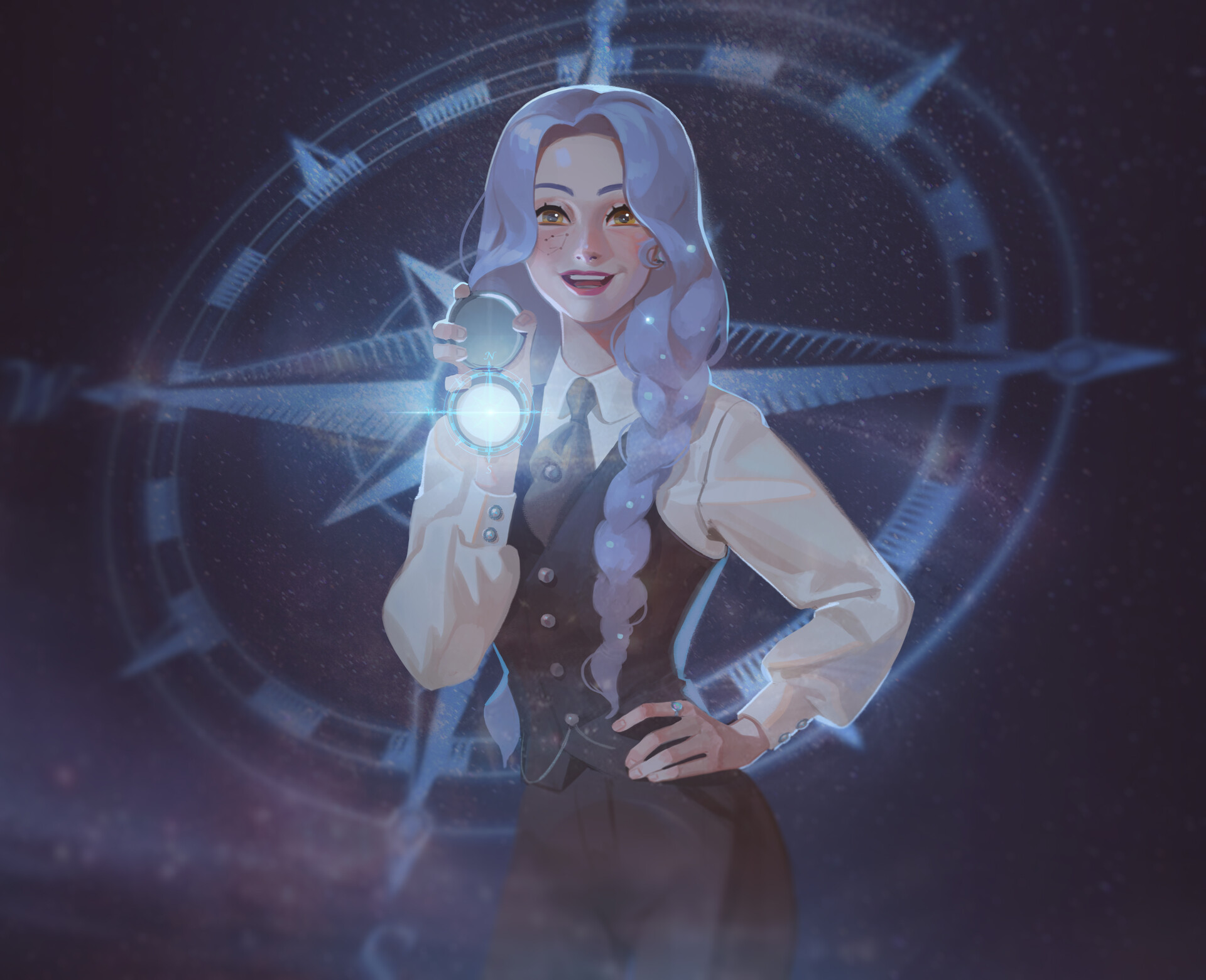 ArtStation - Girl with compas