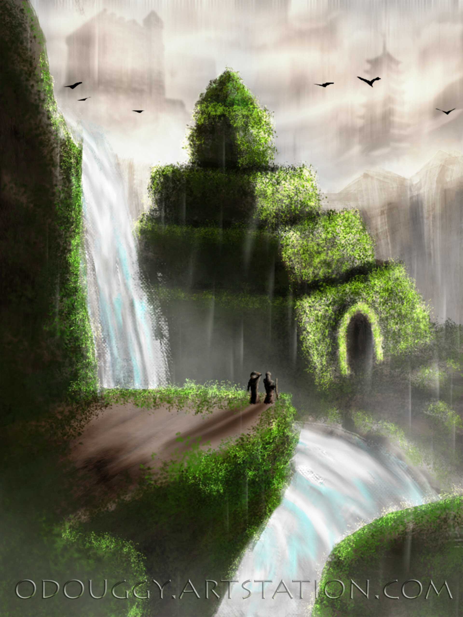 ArtStation - The Ancient Temples Concept