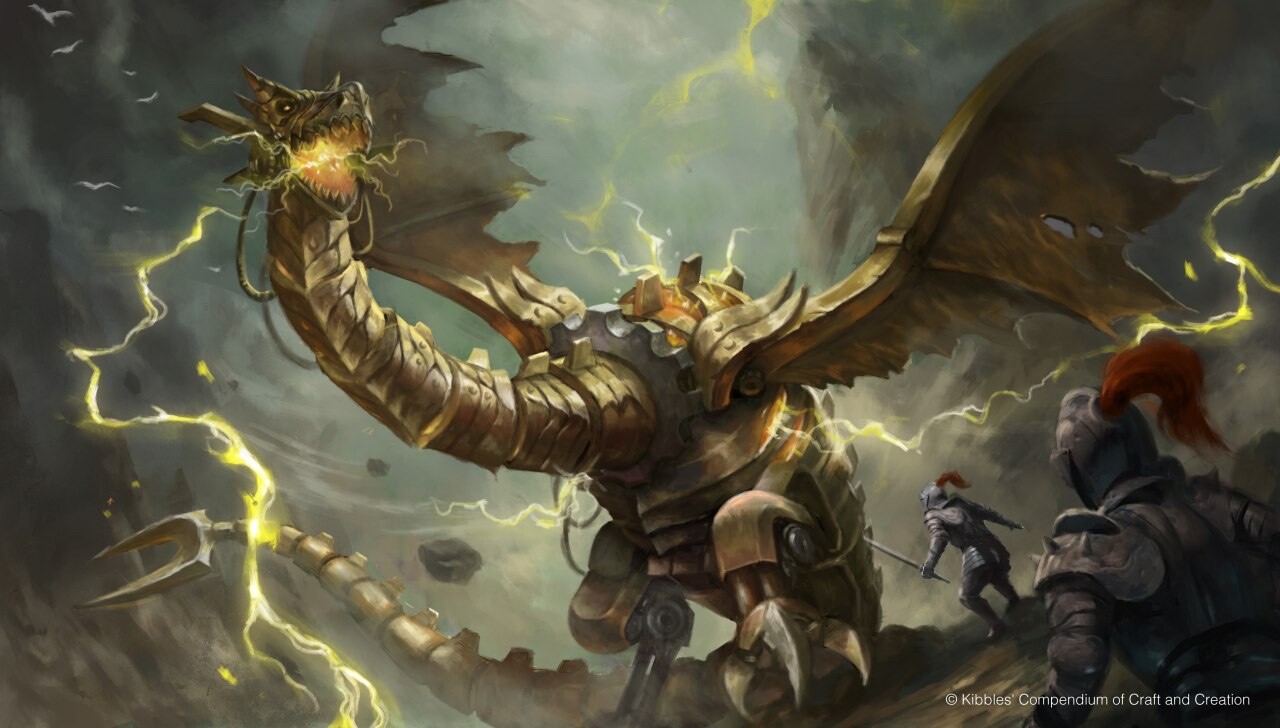 ArtStation - Ancient Mecha Dragon