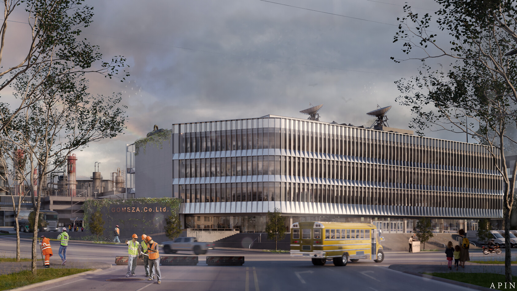 ArtStation - An area contain two different types of life experiences.