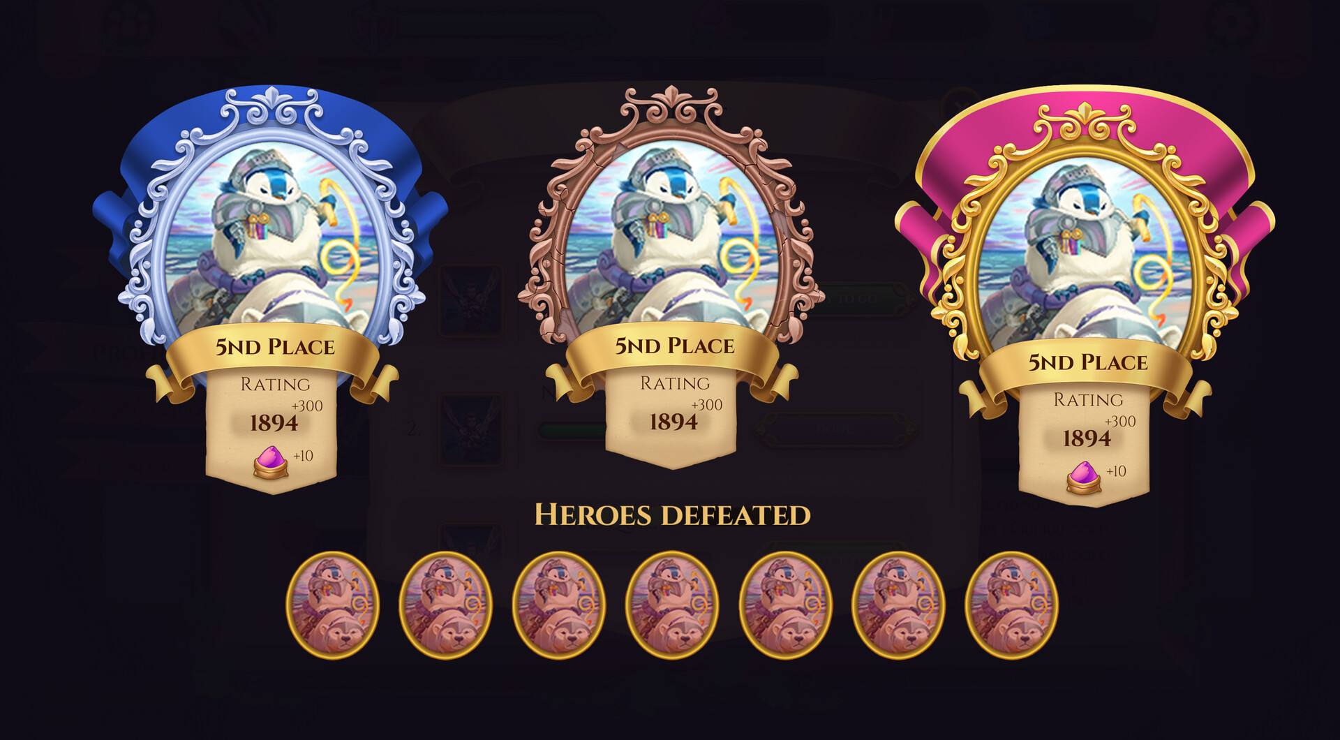 ArtStation - Heroes Game UI