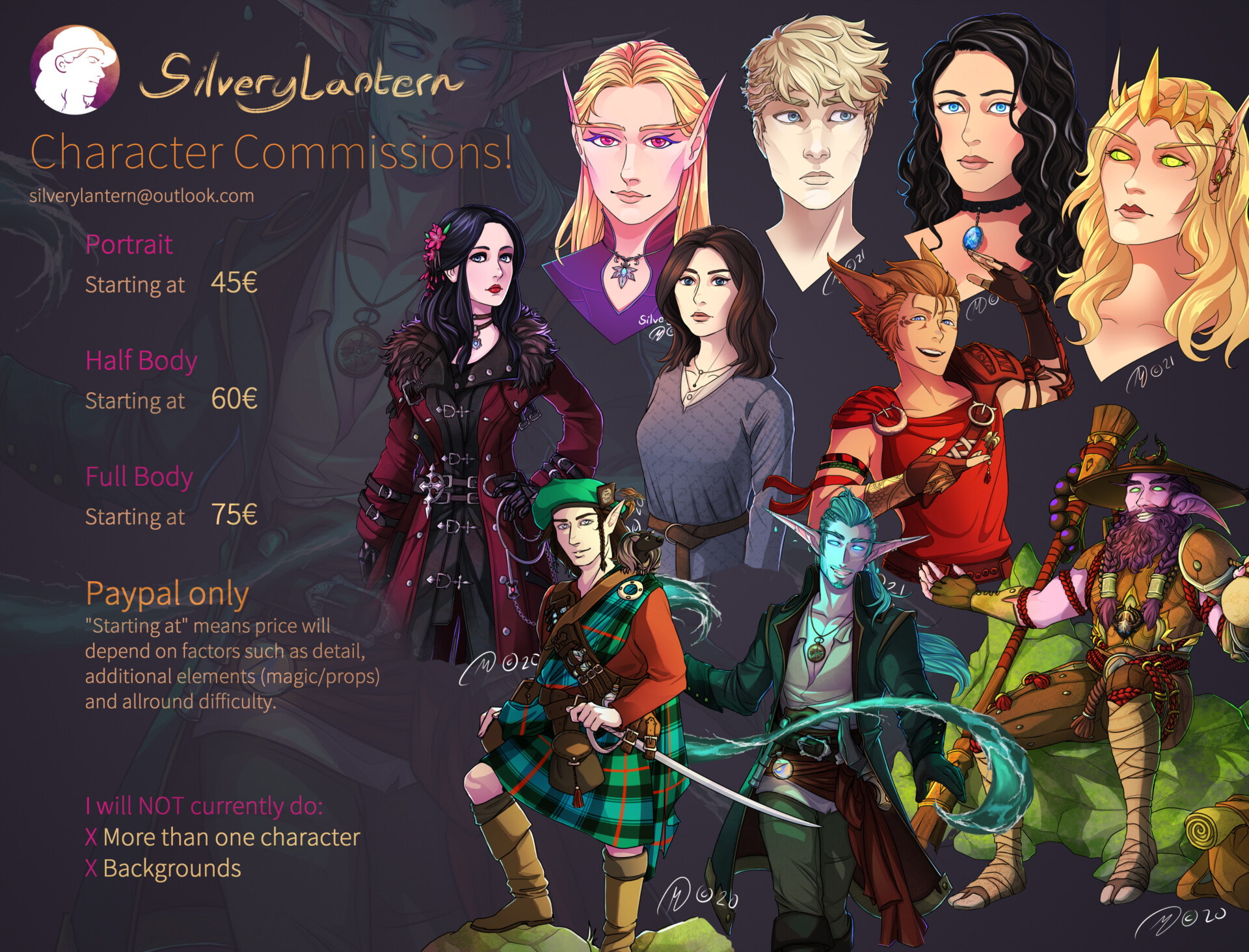 ArtStation - Commission Info