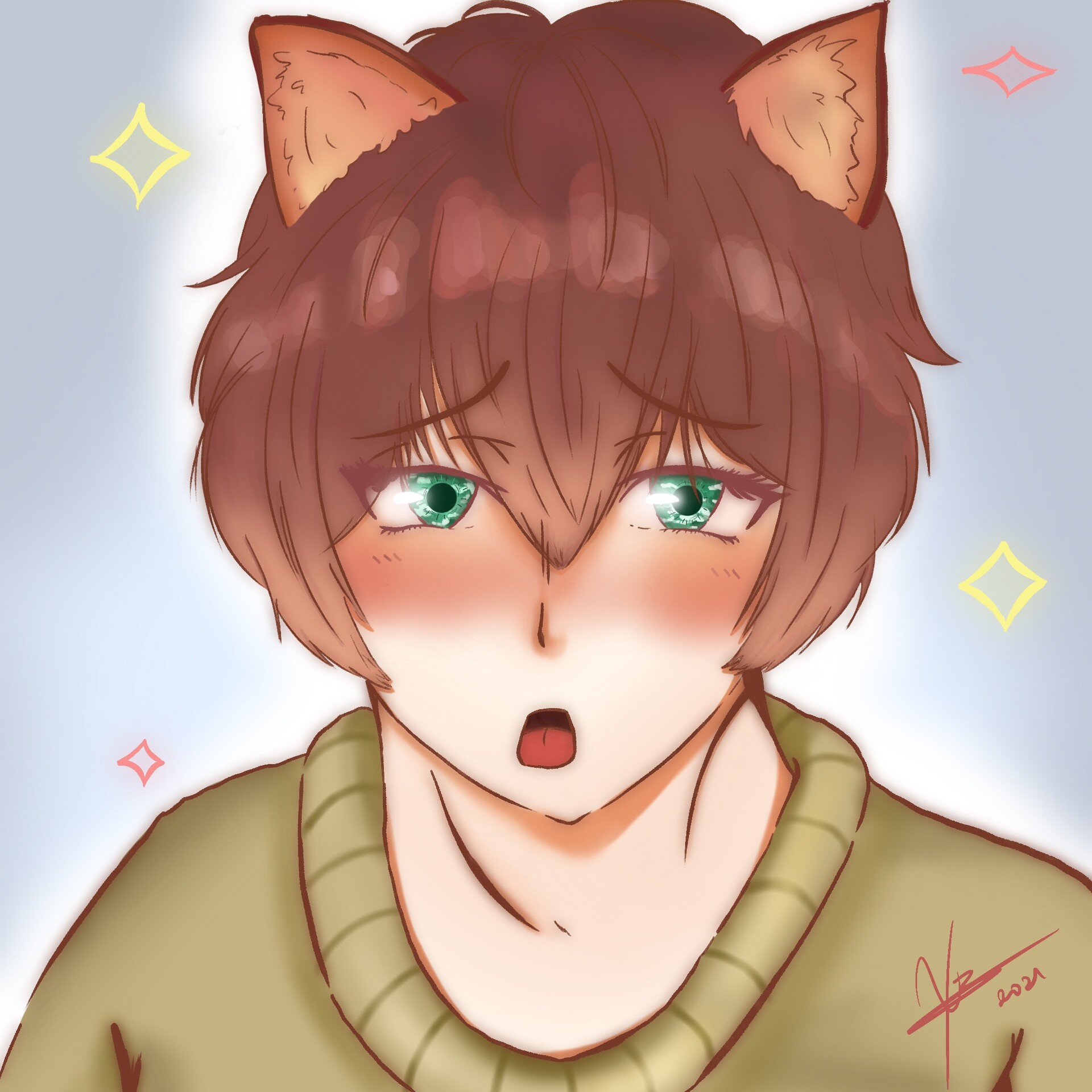 ArtStation - Cat Boy UWU