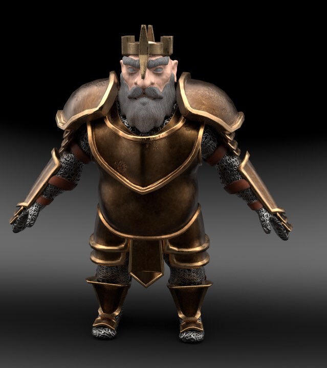 ArtStation - Dwarf King