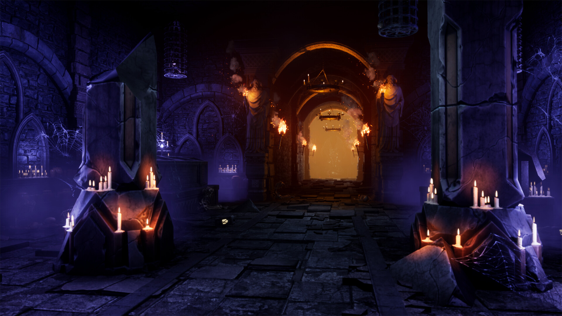 ArtStation - Level_Art mystical necromancy dungeon