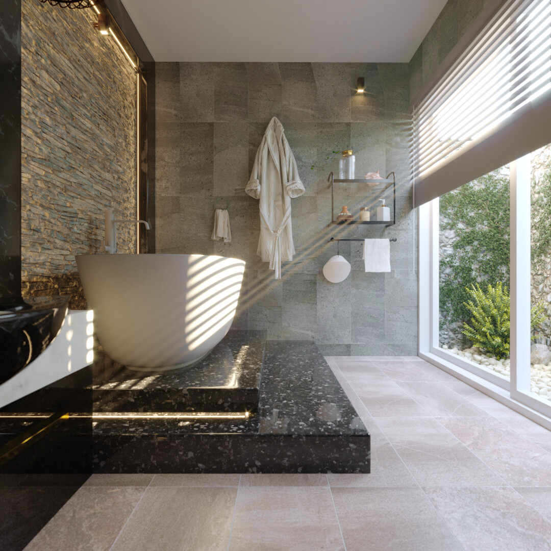 ArtStation - CGI Bathroom