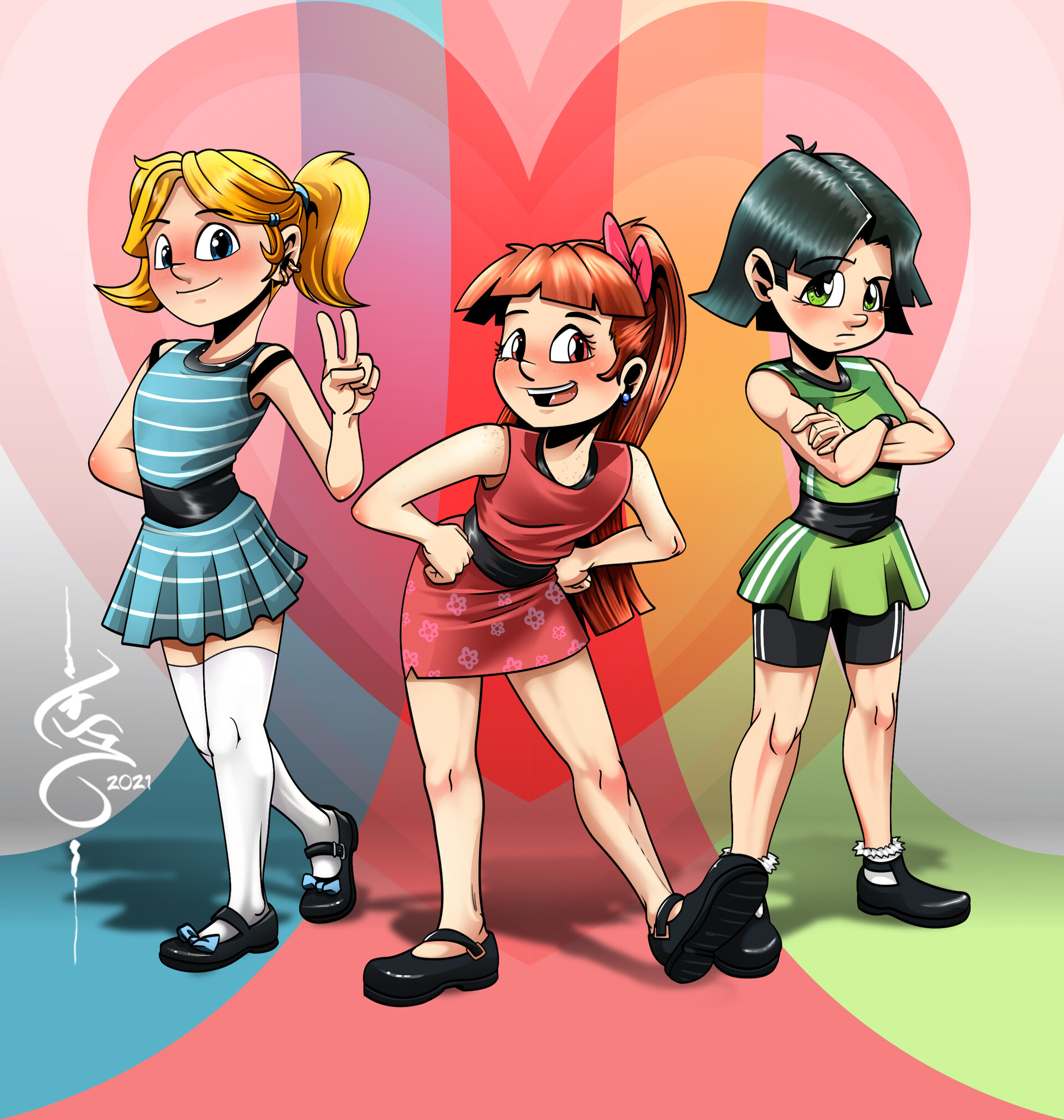 ArtStation - The Power puff girls