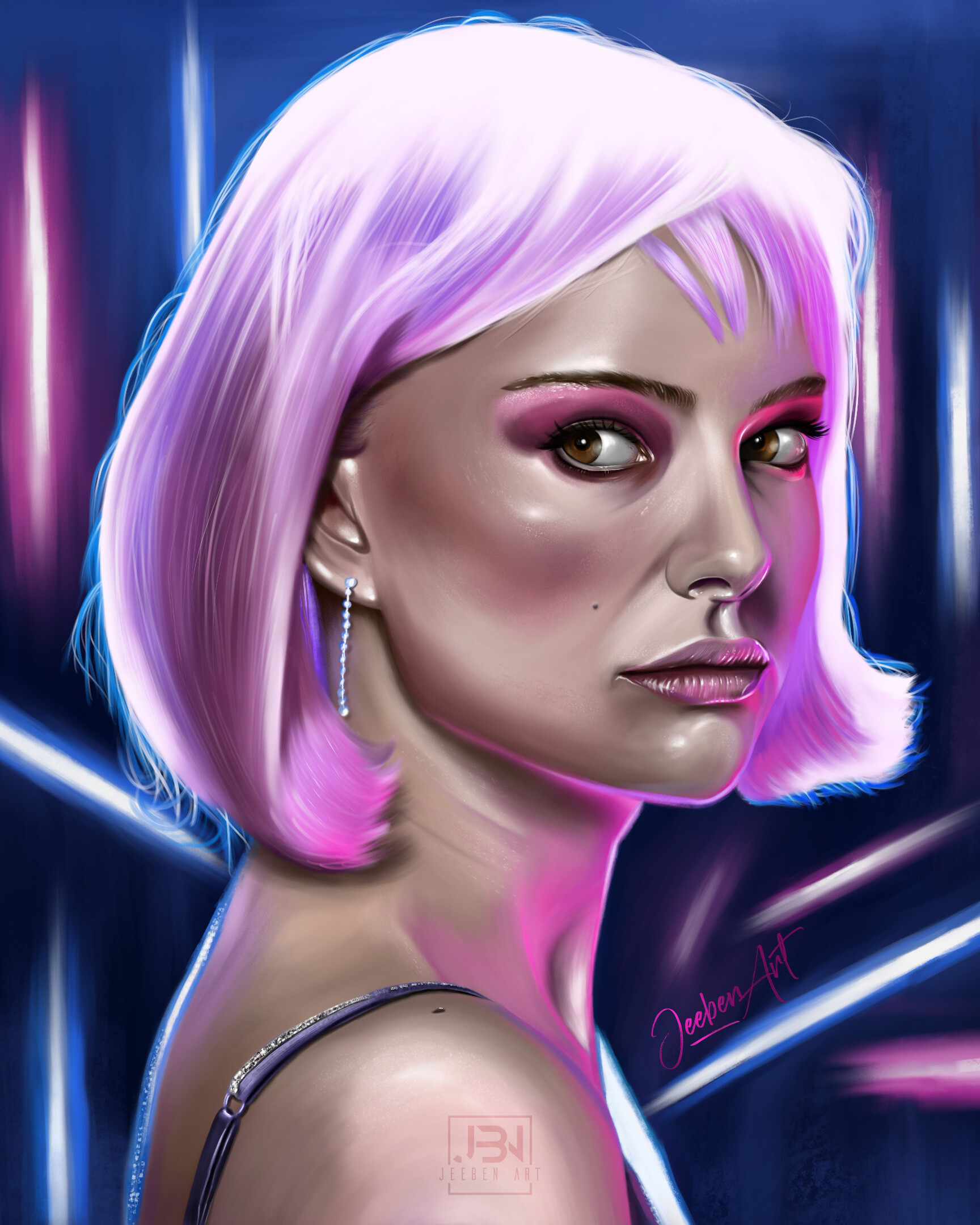 ArtStation - Natalie Portman "Closer" : Portrait (2021)