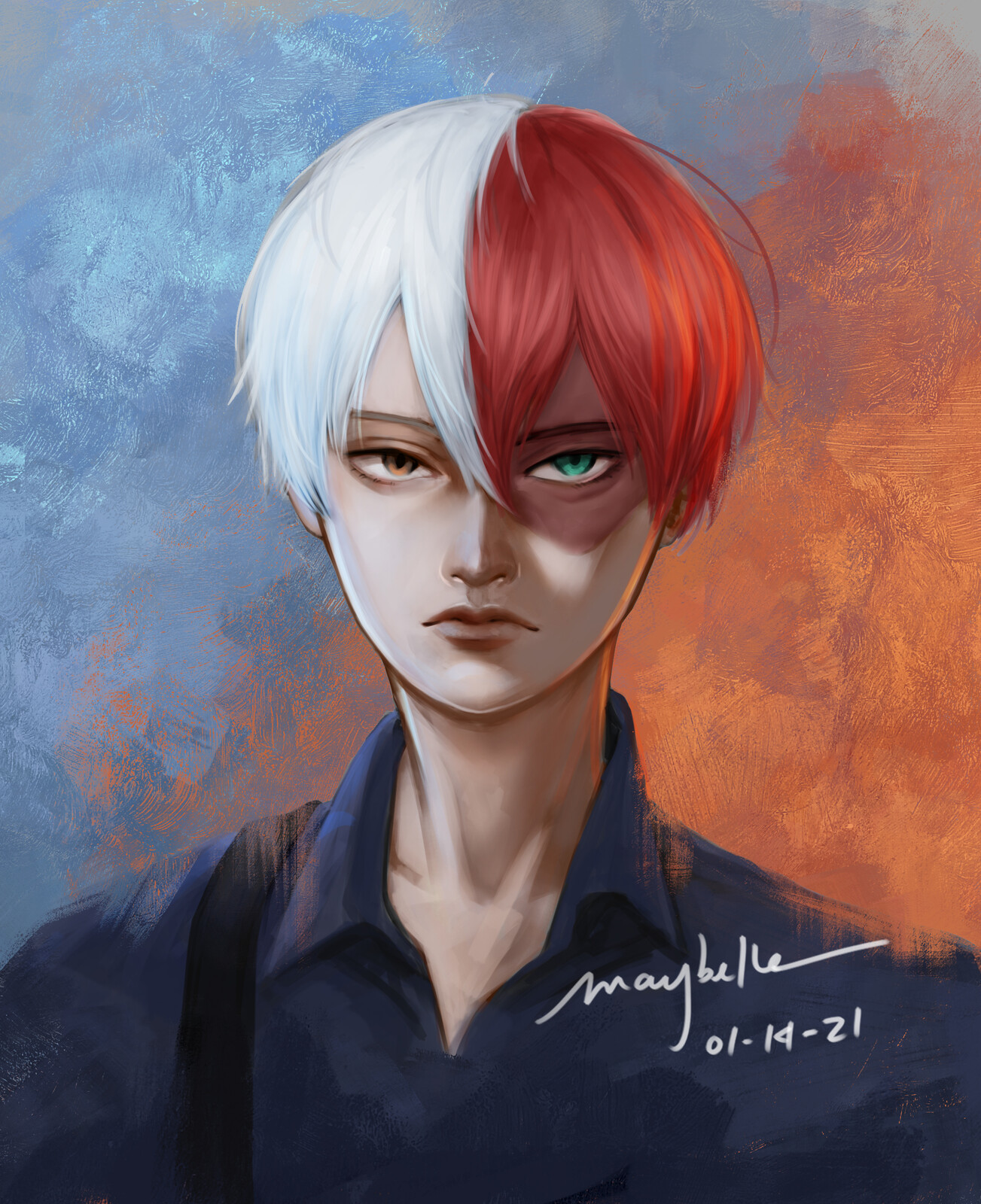 Maybelle DC - Todoroki Shoto fan art