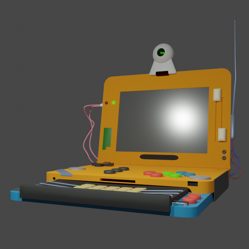 ArtStation - Cartoon Computer