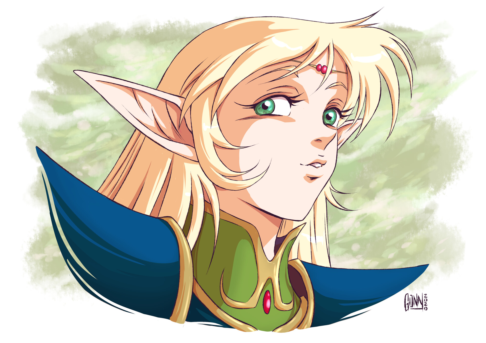 ArtStation - Deedlit (Record of Lodoss War)