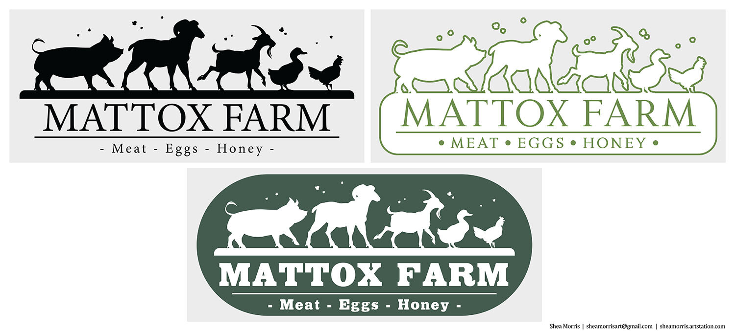 Shea Morris - Mattox Farm Logo Designs