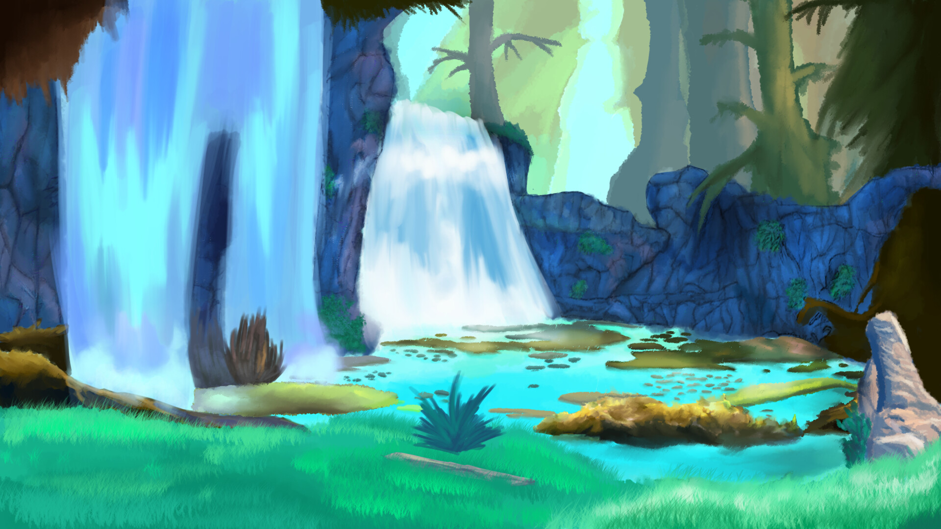 ArtStation - Waterfall