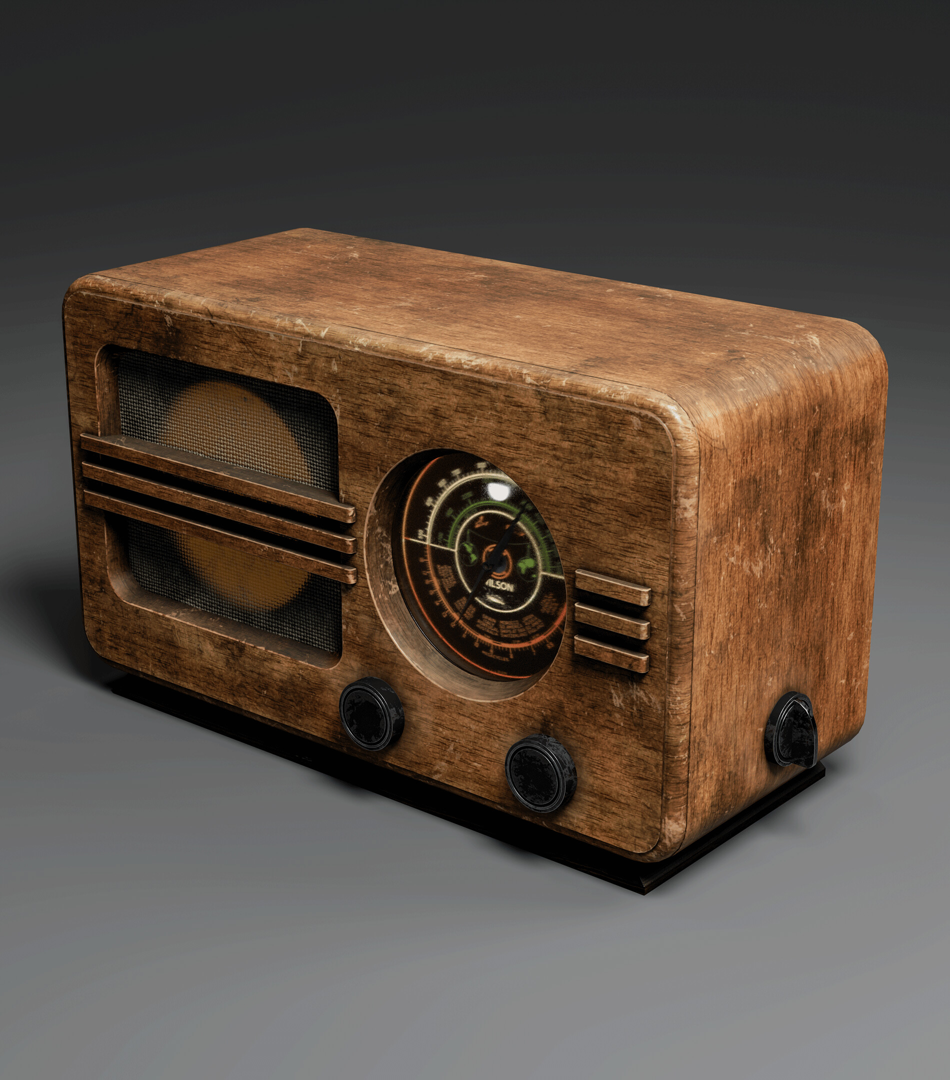 ArtStation - Vintage Radio | Prop