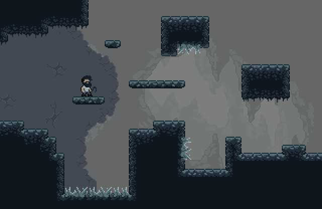 ArtStation - Cave Platformer Tileset