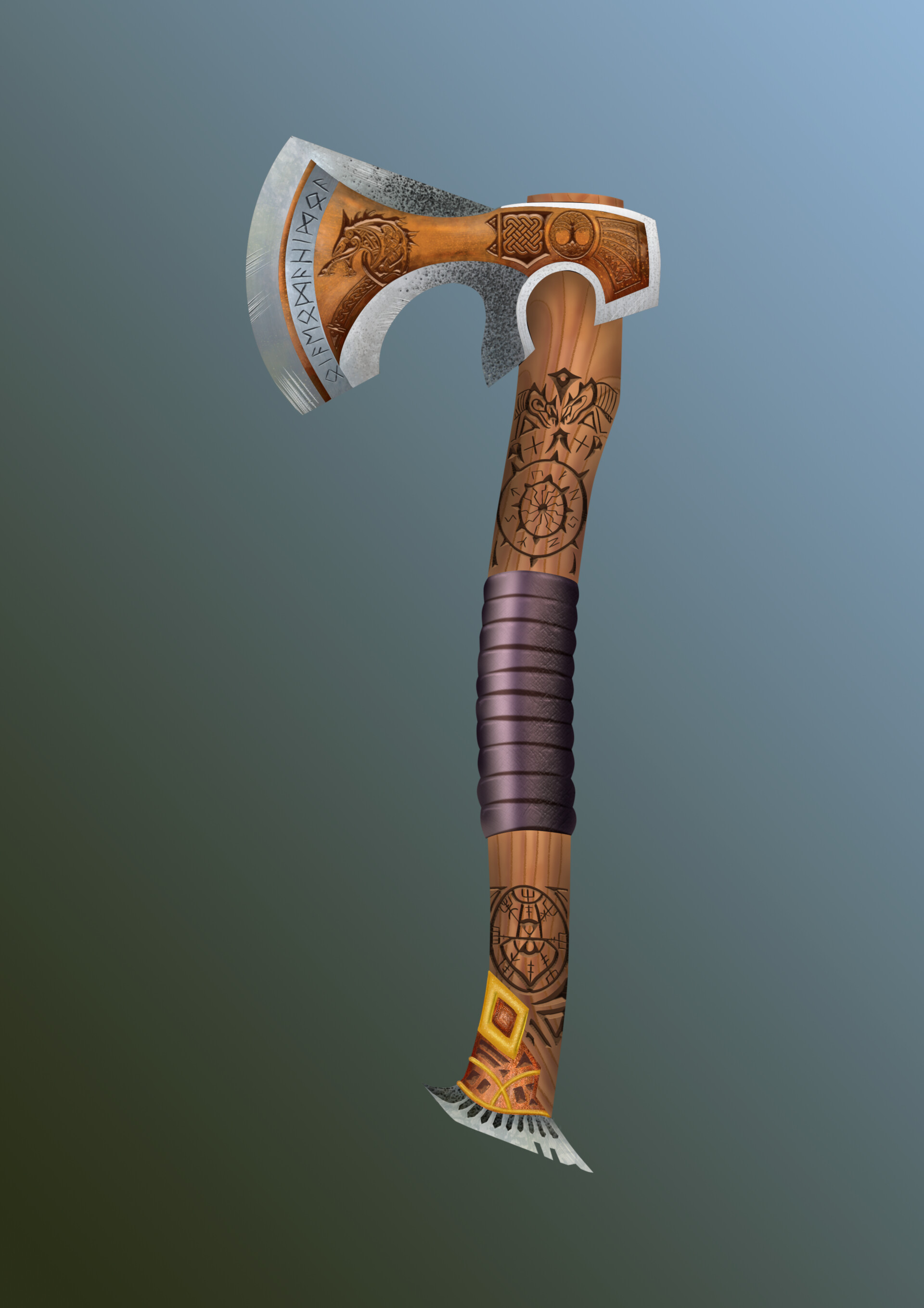 ArtStation - Viking Axe Concept art