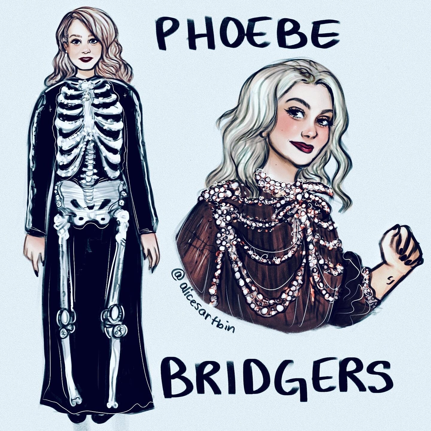 ArtStation - Skeleton dress fashion drawing