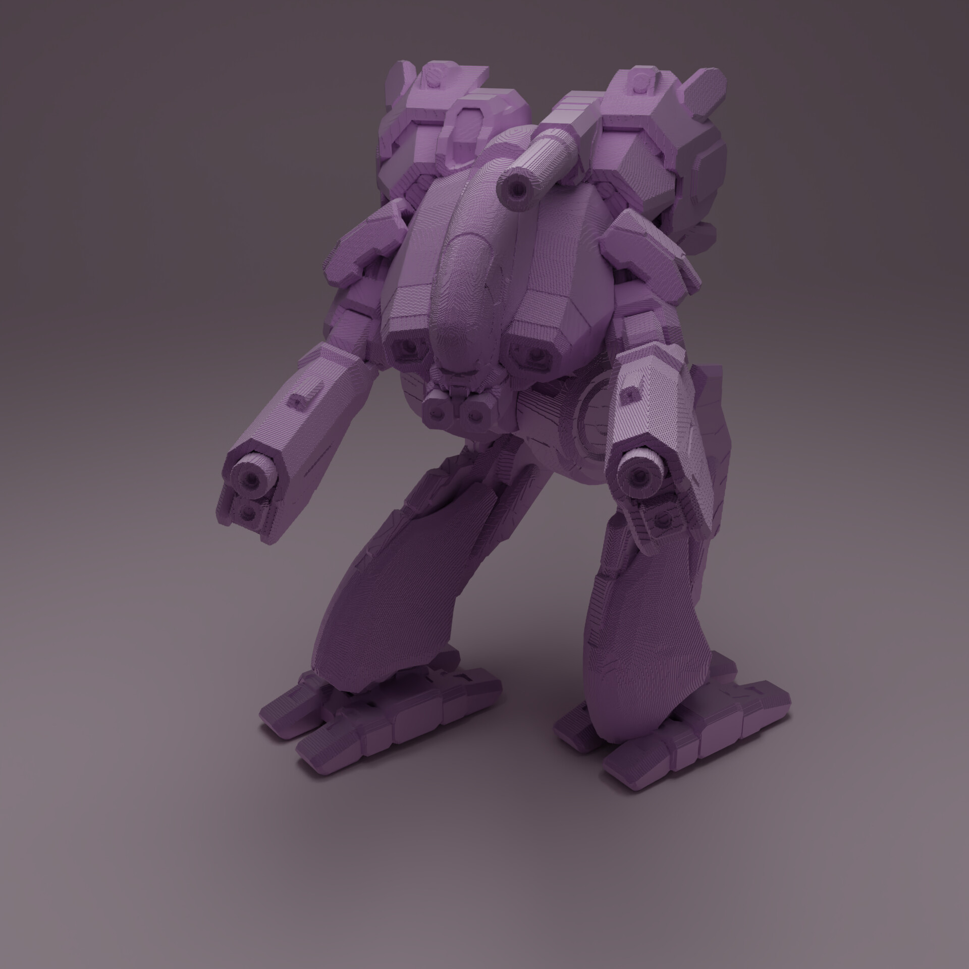 ArtStation - Battletech Marauder IIC Model | Blender 2.9!