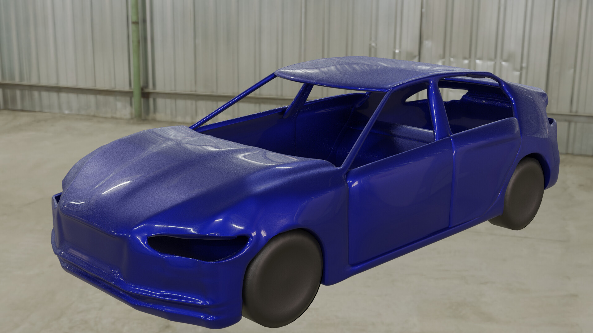 ArtStation - First 3D Car modelling