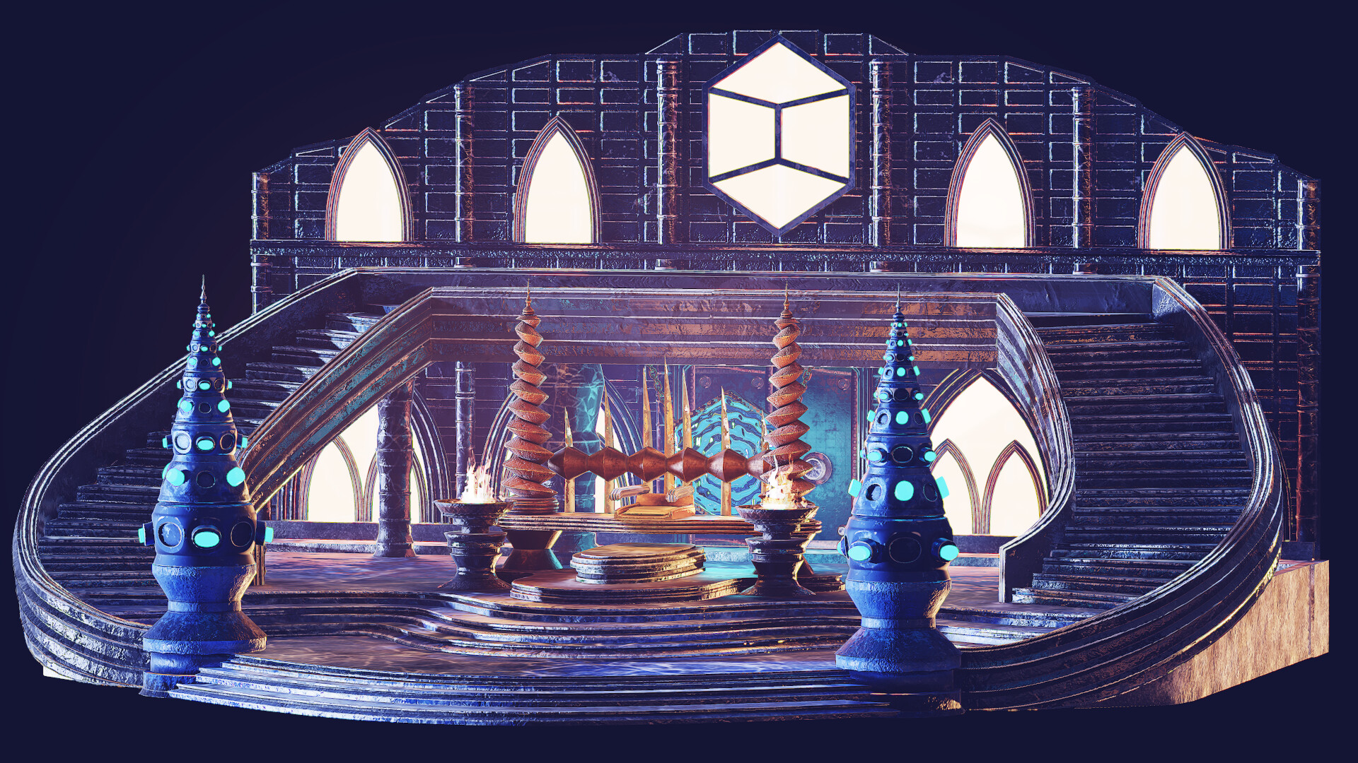 ArtStation - fantastic scene by reference