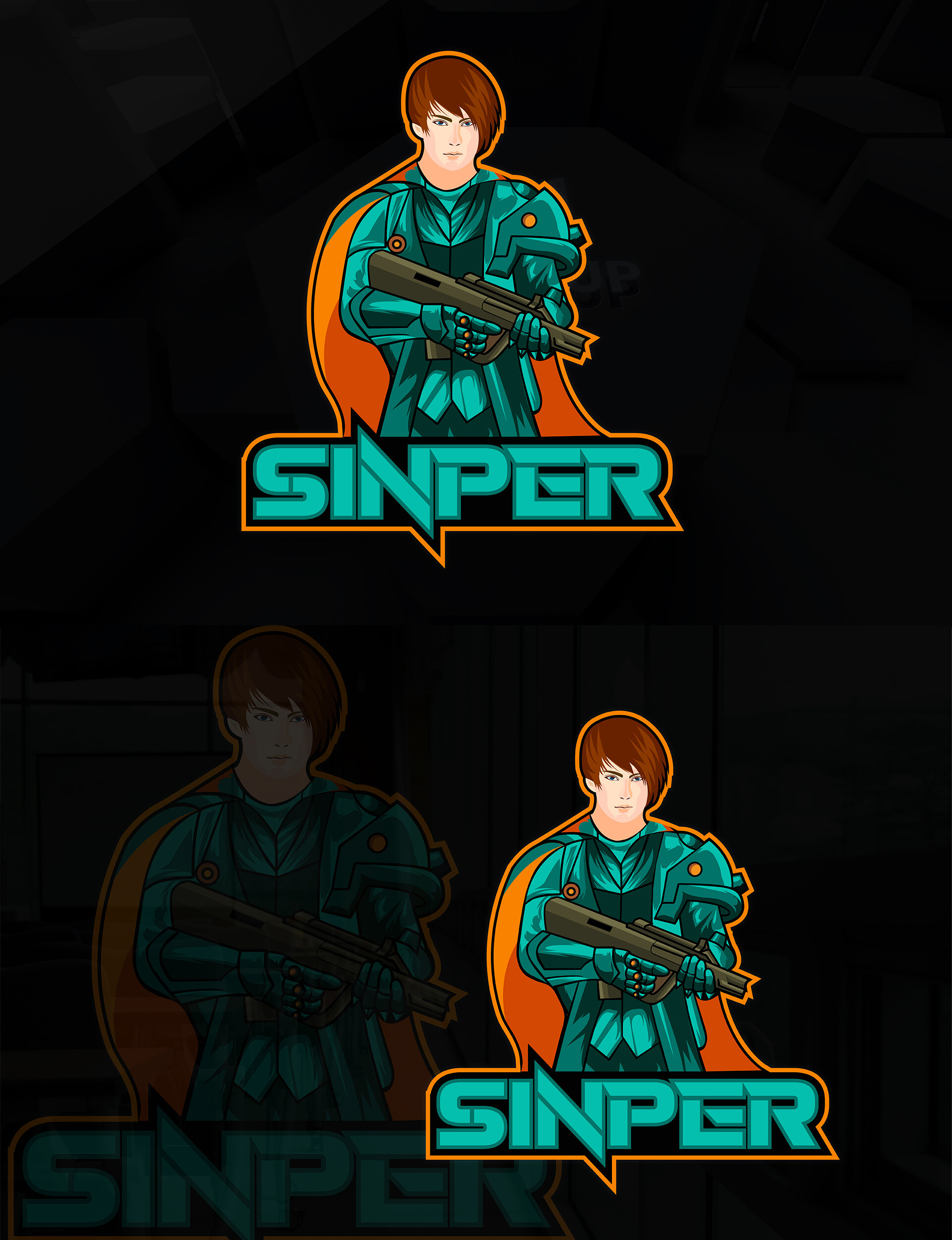 ArtStation - Gaming Mascot Logo Design