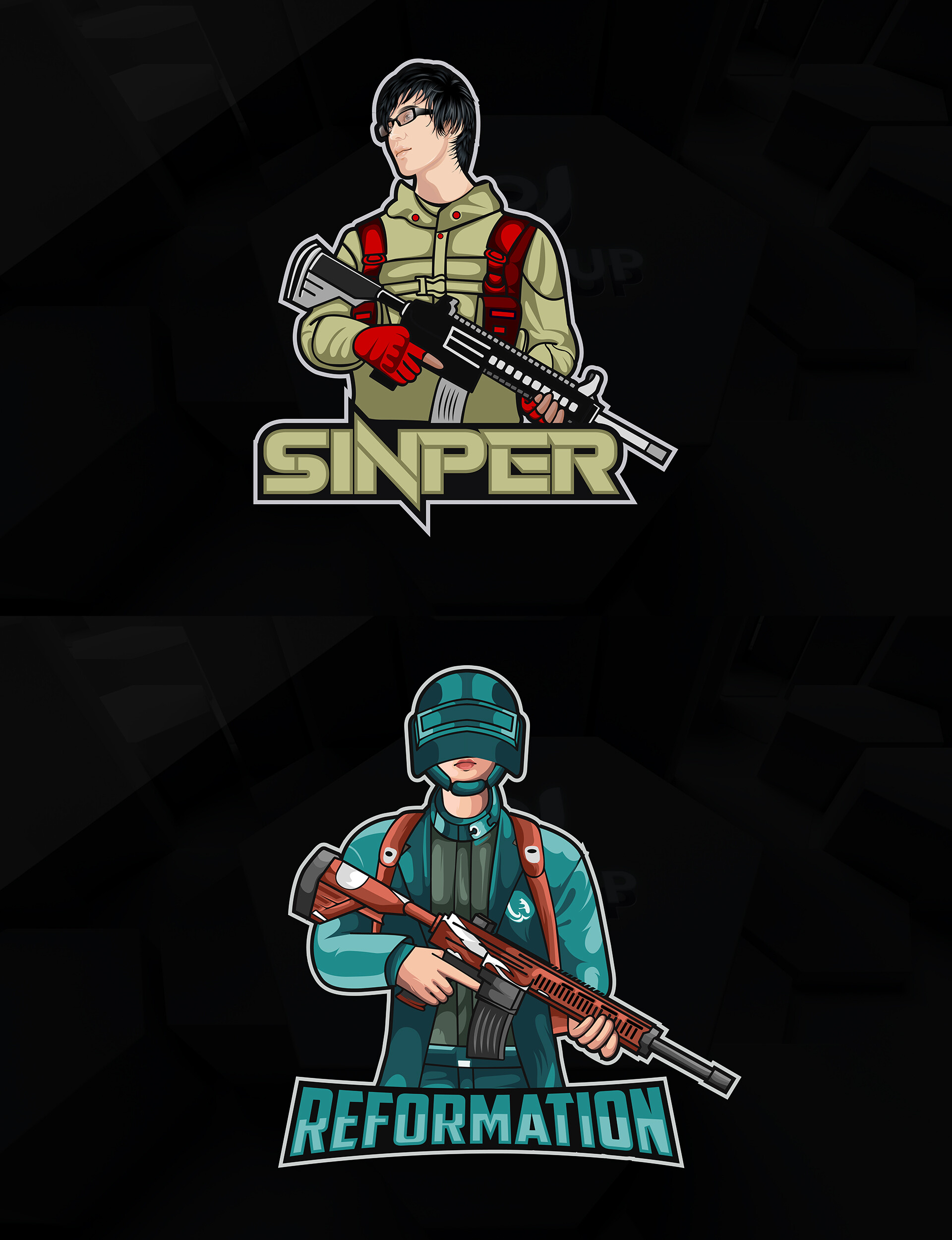 ArtStation - Gaming Mascot Logo Design