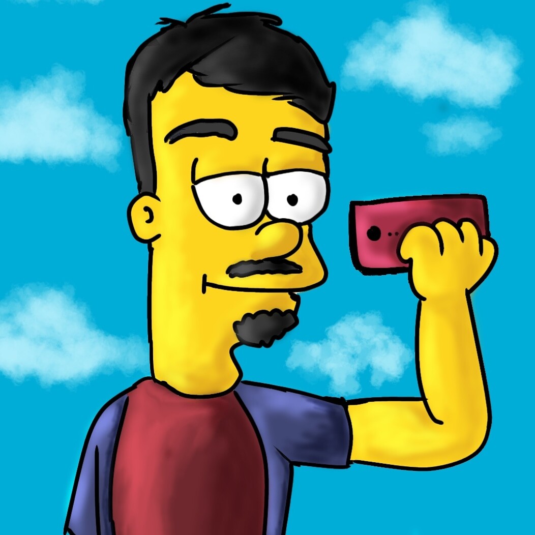 ArtStation - The Simpsons Style Portrait