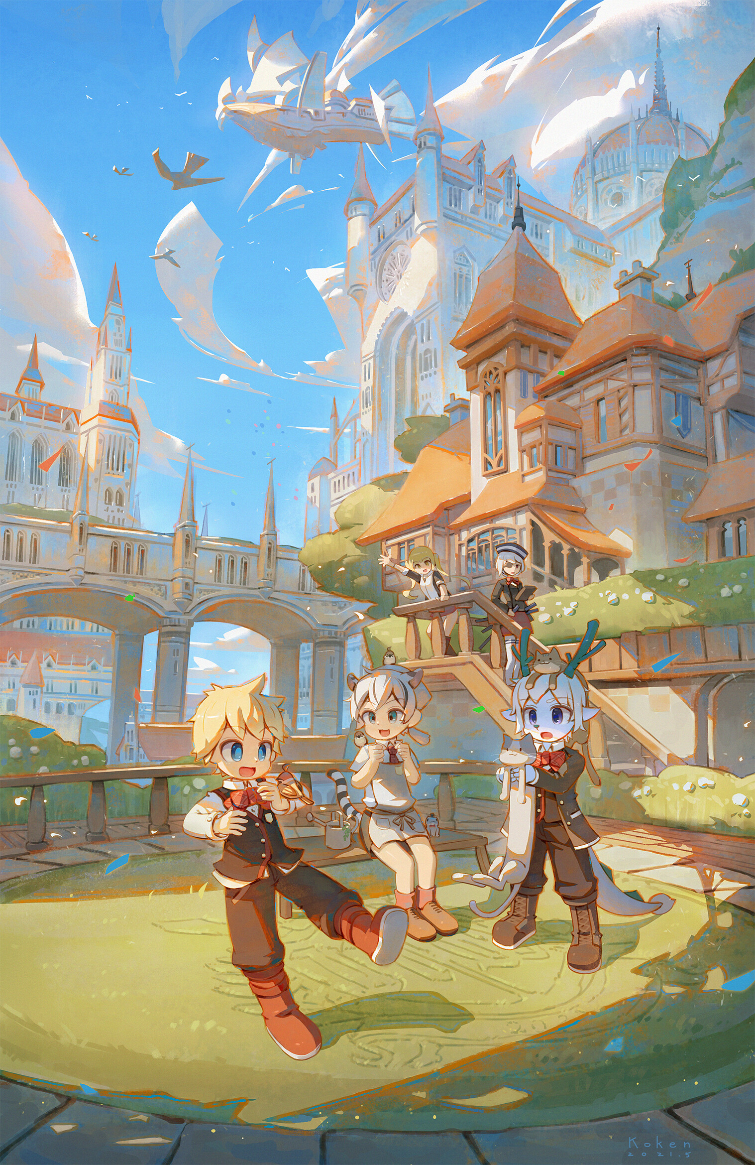 ArtStation - Another Adventure In Academy 私立紅白學院冒險