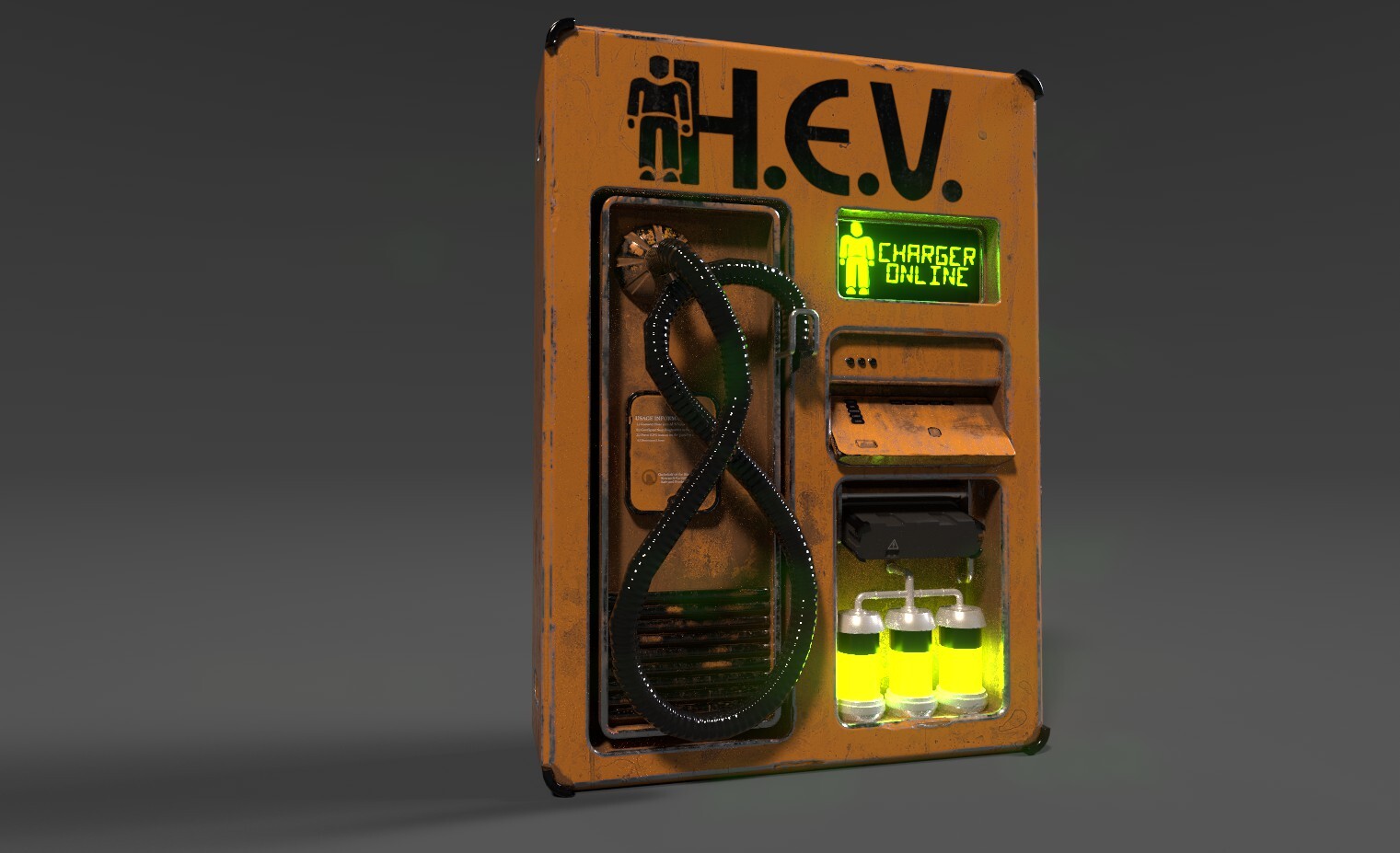 ArtStation - Half-Life HEV Shield Charger