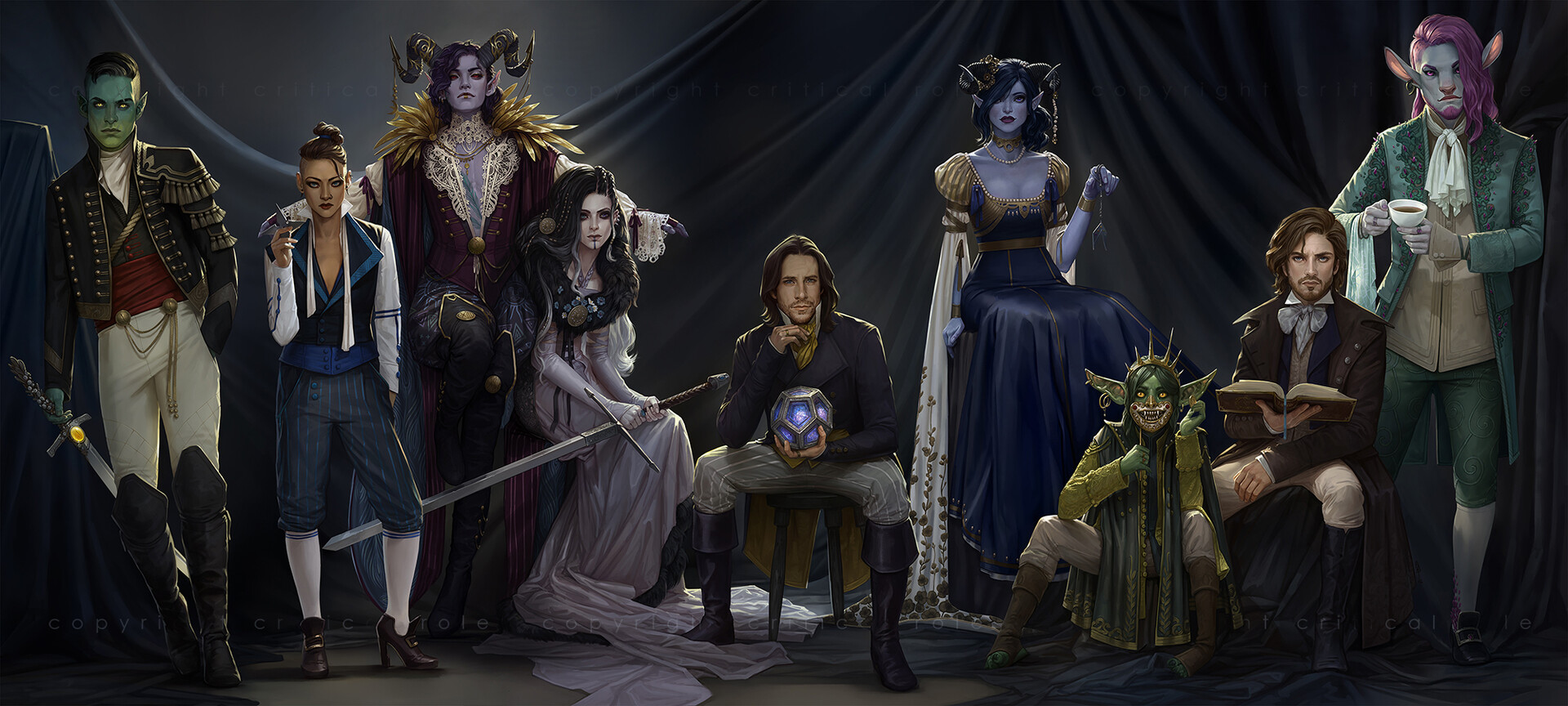 ArtStation - Mighty Nein 'Vanity Fair' Deluxe Edition Art