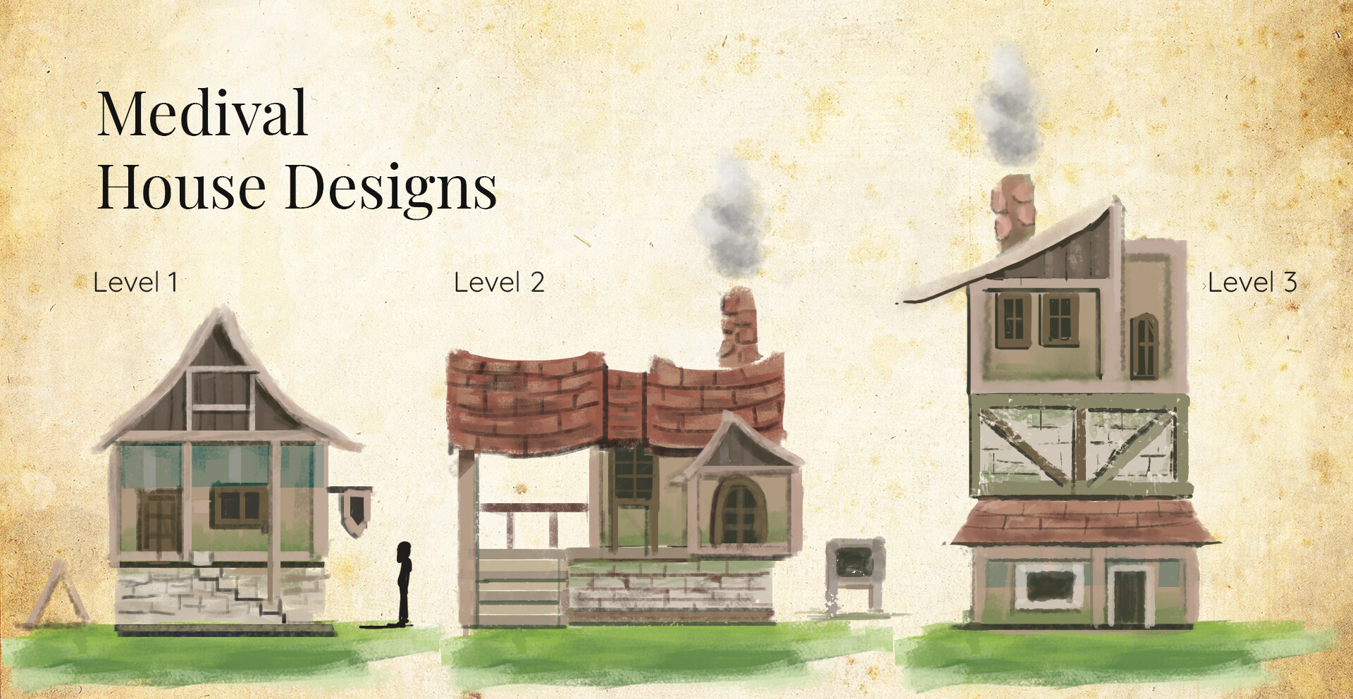 ArtStation - Medieval House Concepts