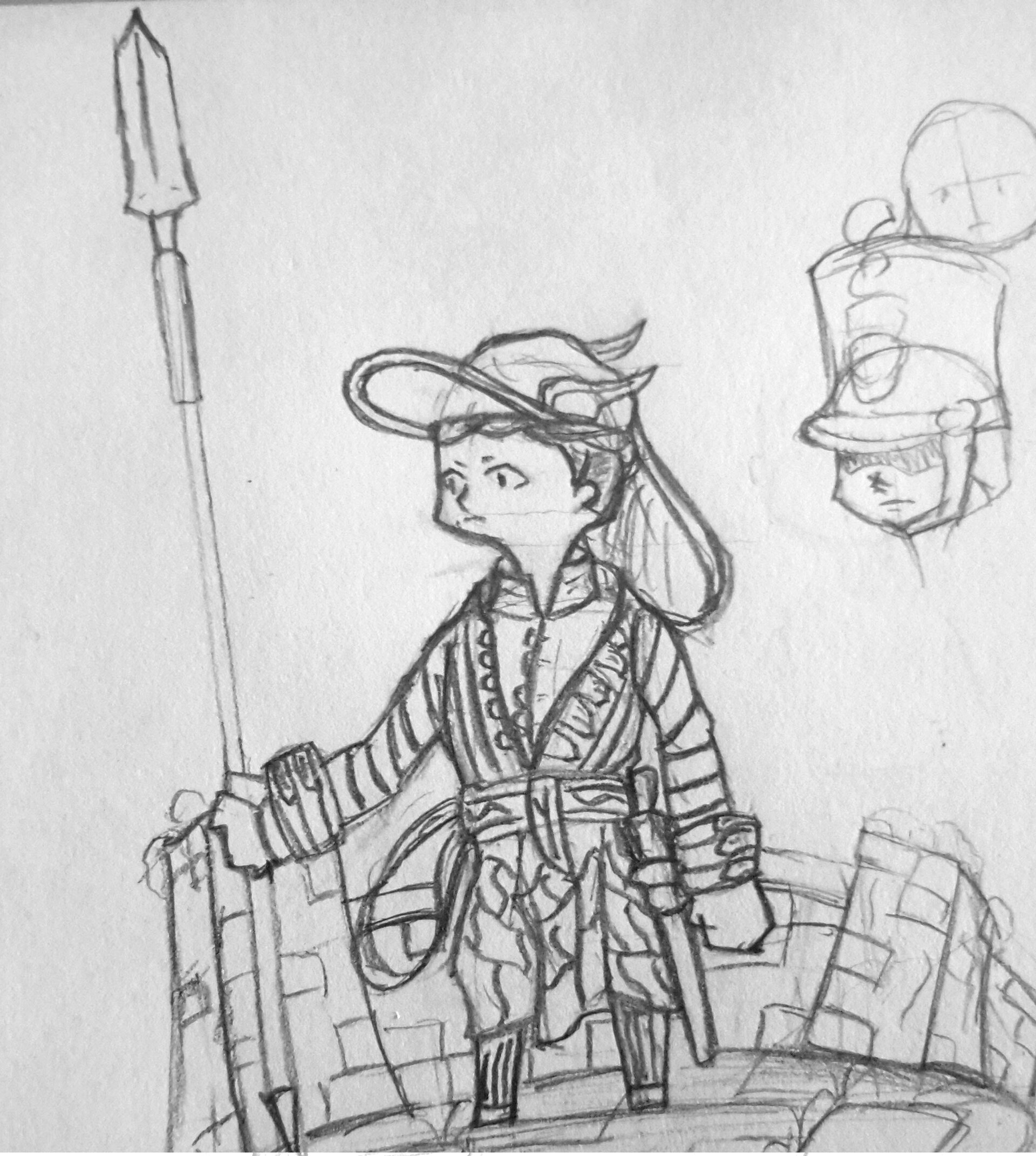 ArtStation - old character skethes_